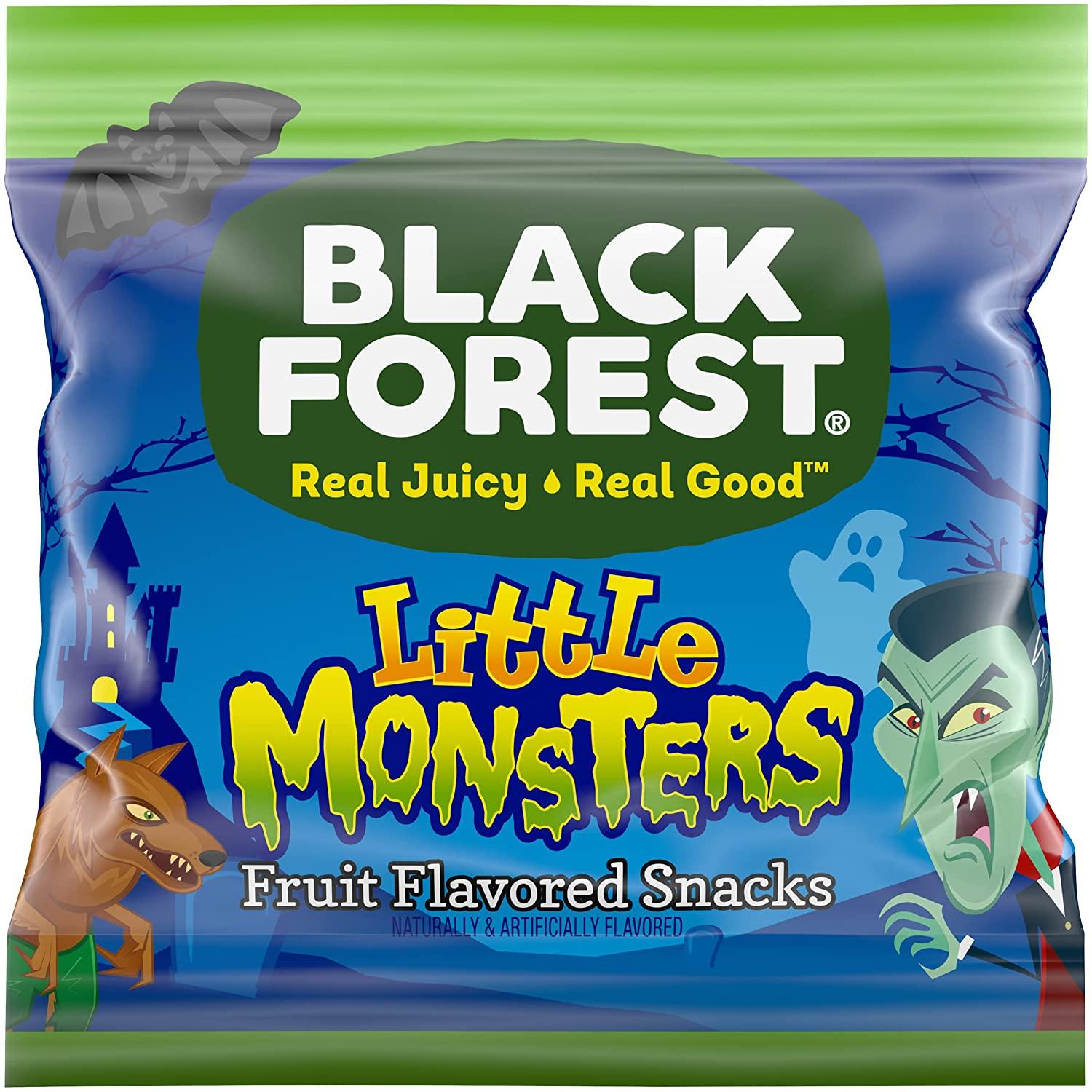 Black Forest Little Monsters Halloween Fruit Snacks Assorted 19.2 Oz - Spooky Treats for Trick ...