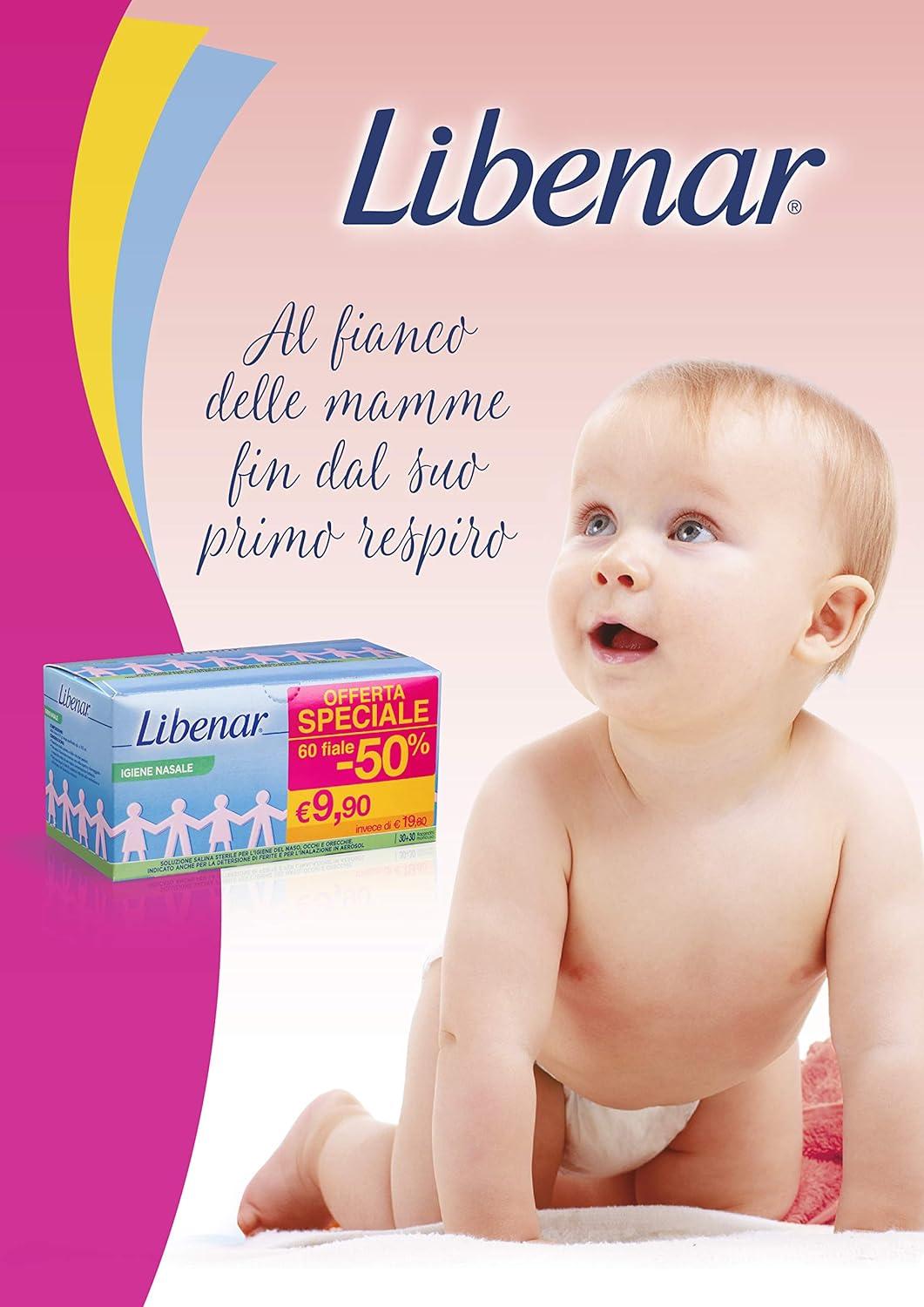 Libenar Physiological Saline Solution 60 Vials x 5ml - Gentle Cleansing ...