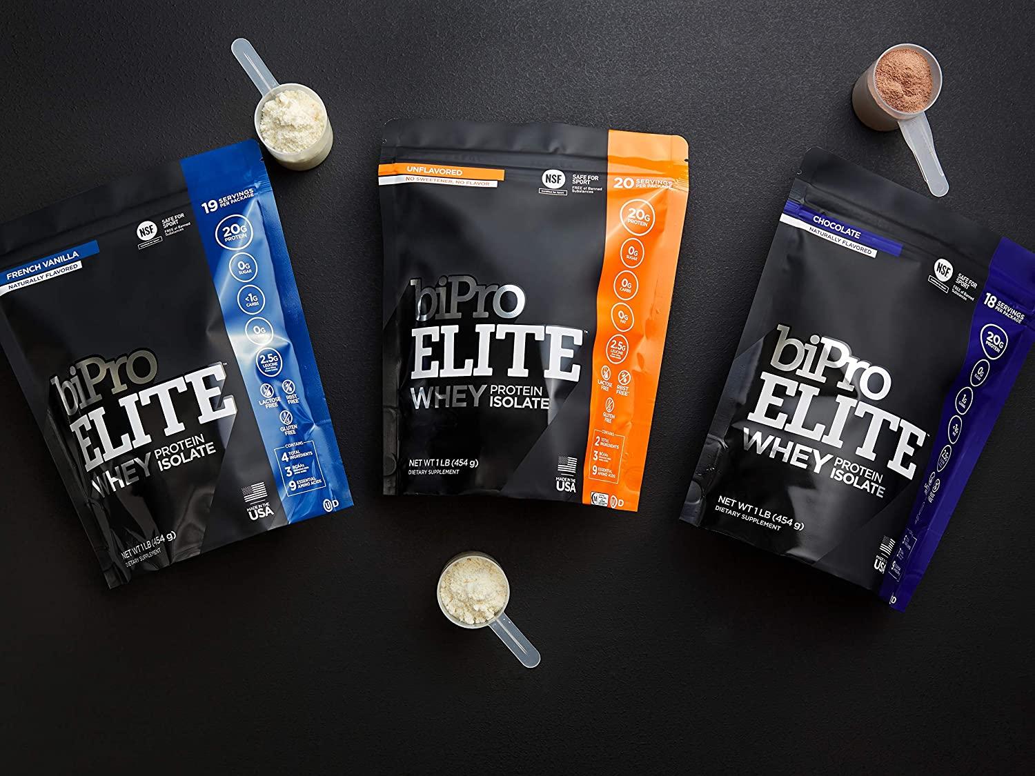 BiPro Elite French Vanilla Whey Protein Isolate 2lb - Sugar Free ...
