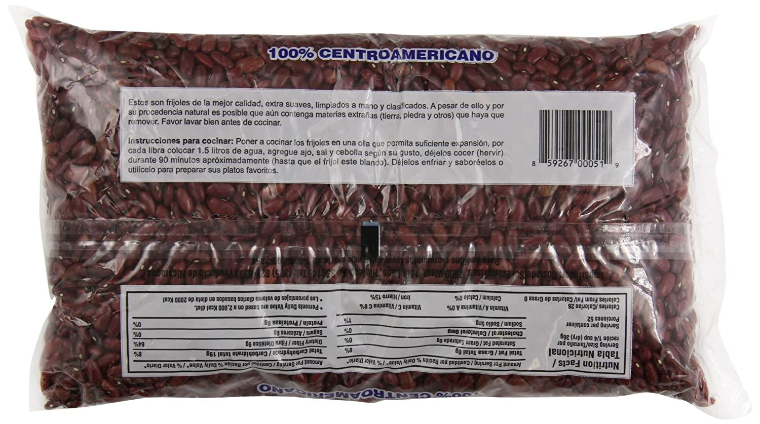 CostadelSol Frijol Rojo de Seda Red Beans - 4 lb - Premium Quality ...
