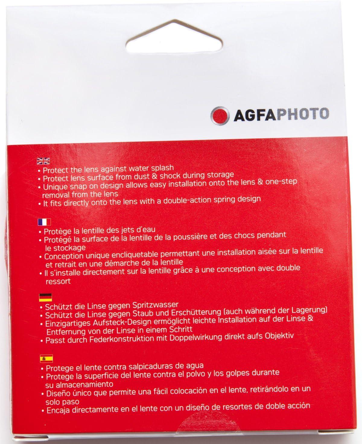 AGFA 55mm Snap On Lens Cap with Double-Action Spring Design - APCAP55 ...