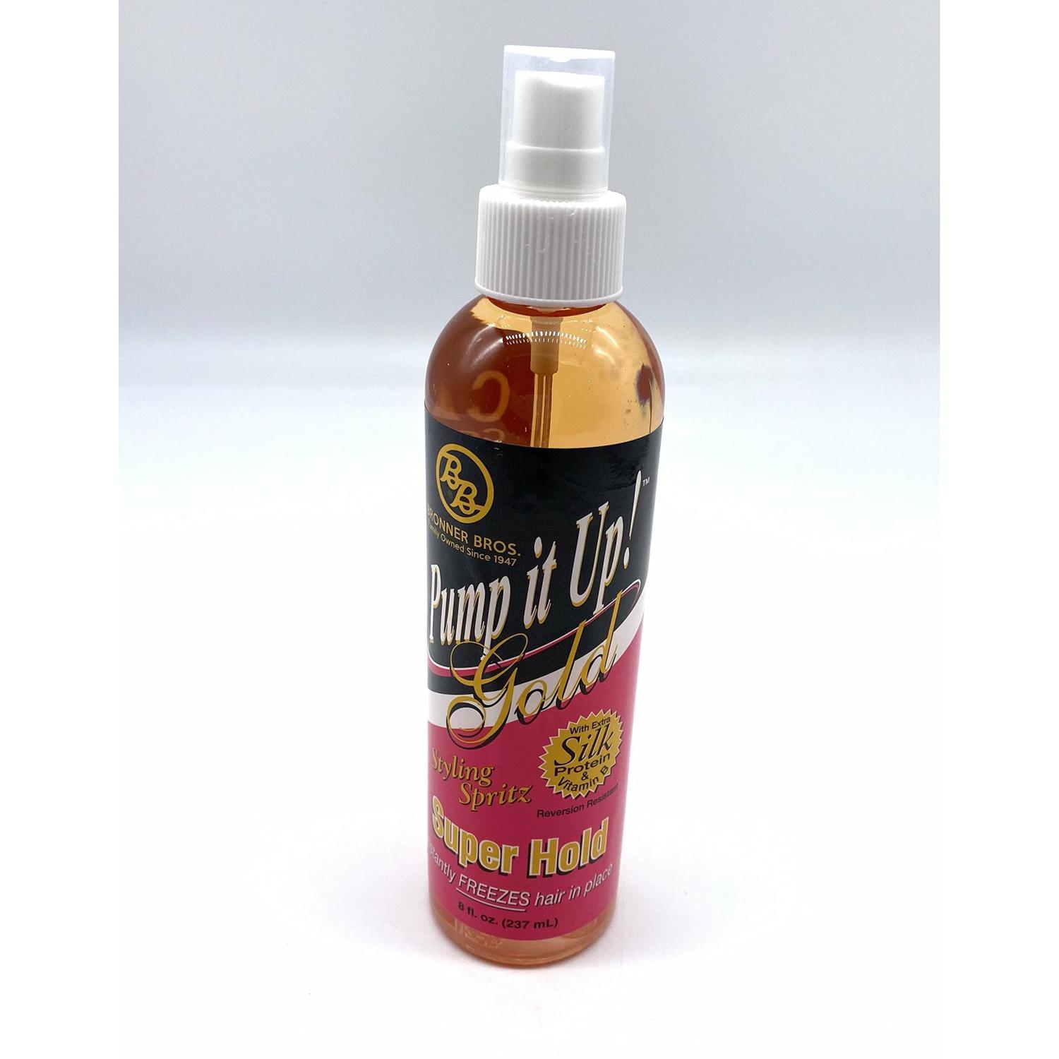Gold Super Hold Styling Spritz 8 oz - Long-Lasting Hair Styling Spray ...