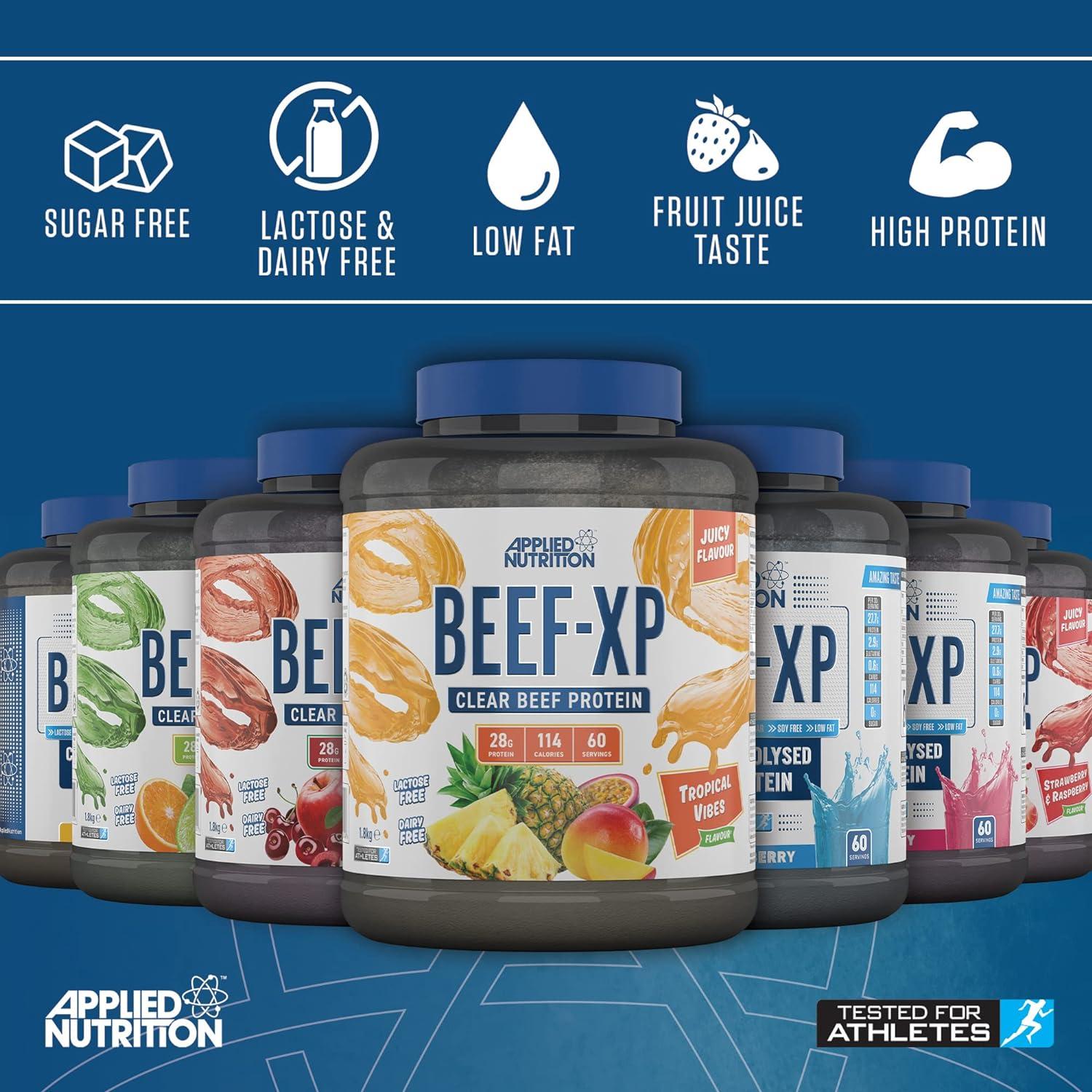 Applied Nutrition Beef XP 1.8kg - Mixed Berry Flavor | Hydrolysed Beef ...