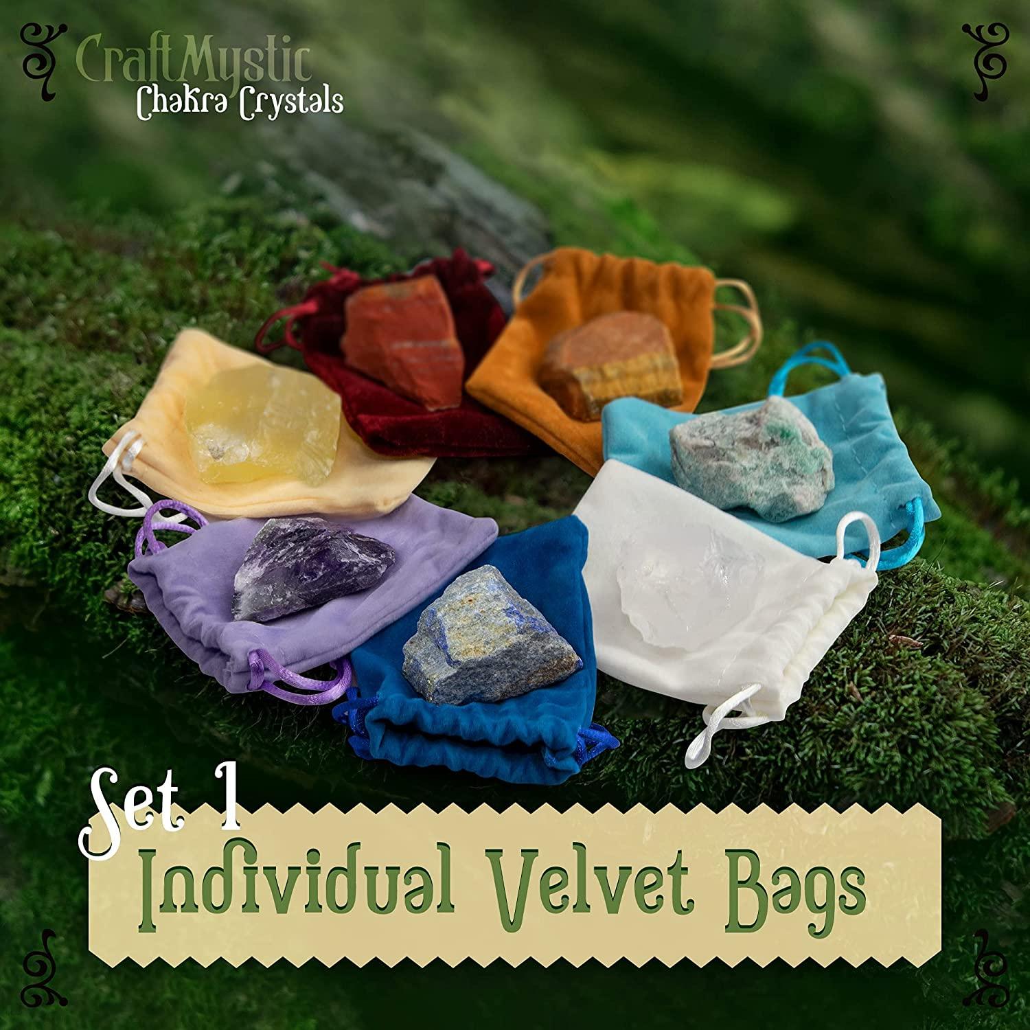 Crystals and Healing Stones for Positive Energy - Bulk Set 33 Real ...