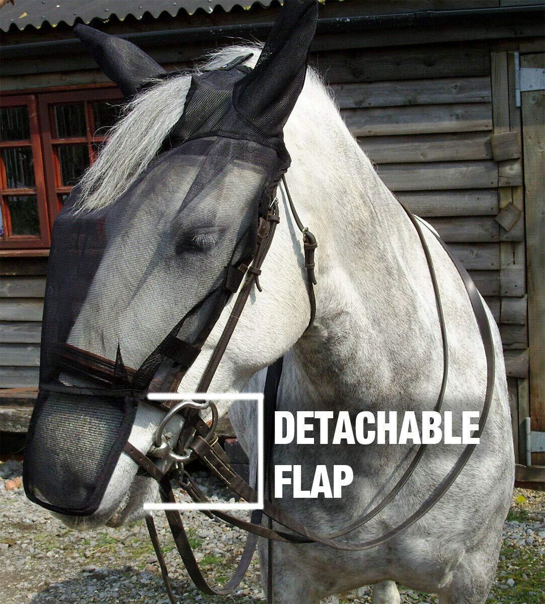 Gee Tac Horse Fly Riding Mask Full Face Ears Nose - COB | Buy Now with ...