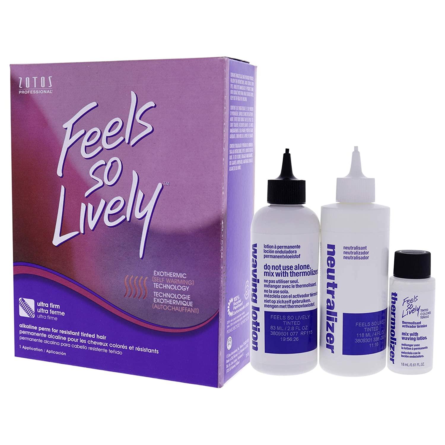 Zotos Feels so Lively Tinted Exothermic Perm Unisex - 1 Application ...