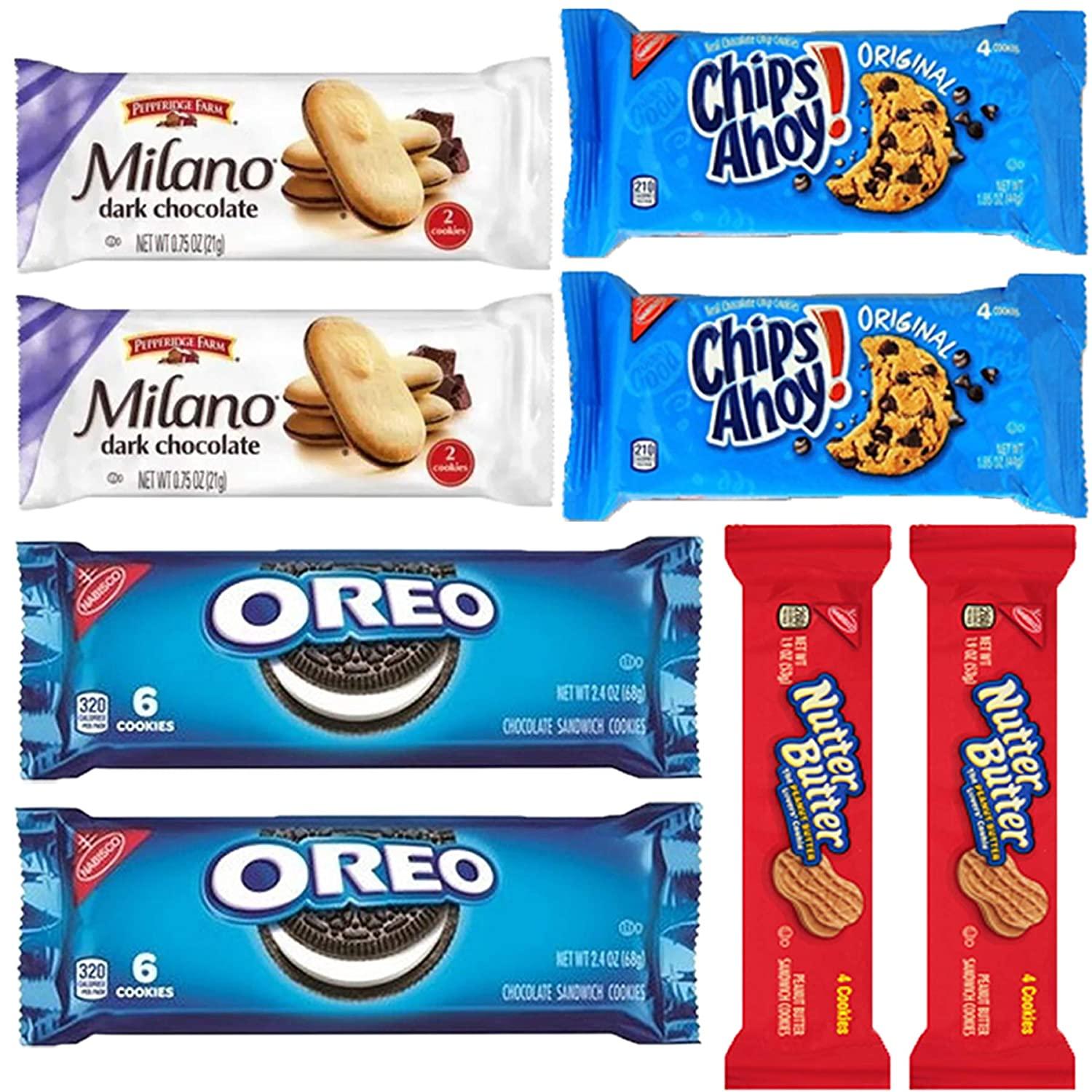 30 Count Cookies Variety Pack - Assorted Individually Wrapped Snacks | Bulk Care Package | Buy ...