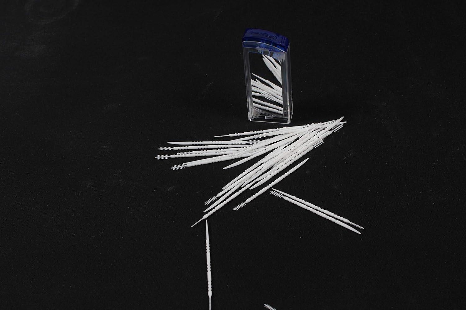 200 Plastic Toothpicks with Mirror - Convenient & Stylish Dental Care ...