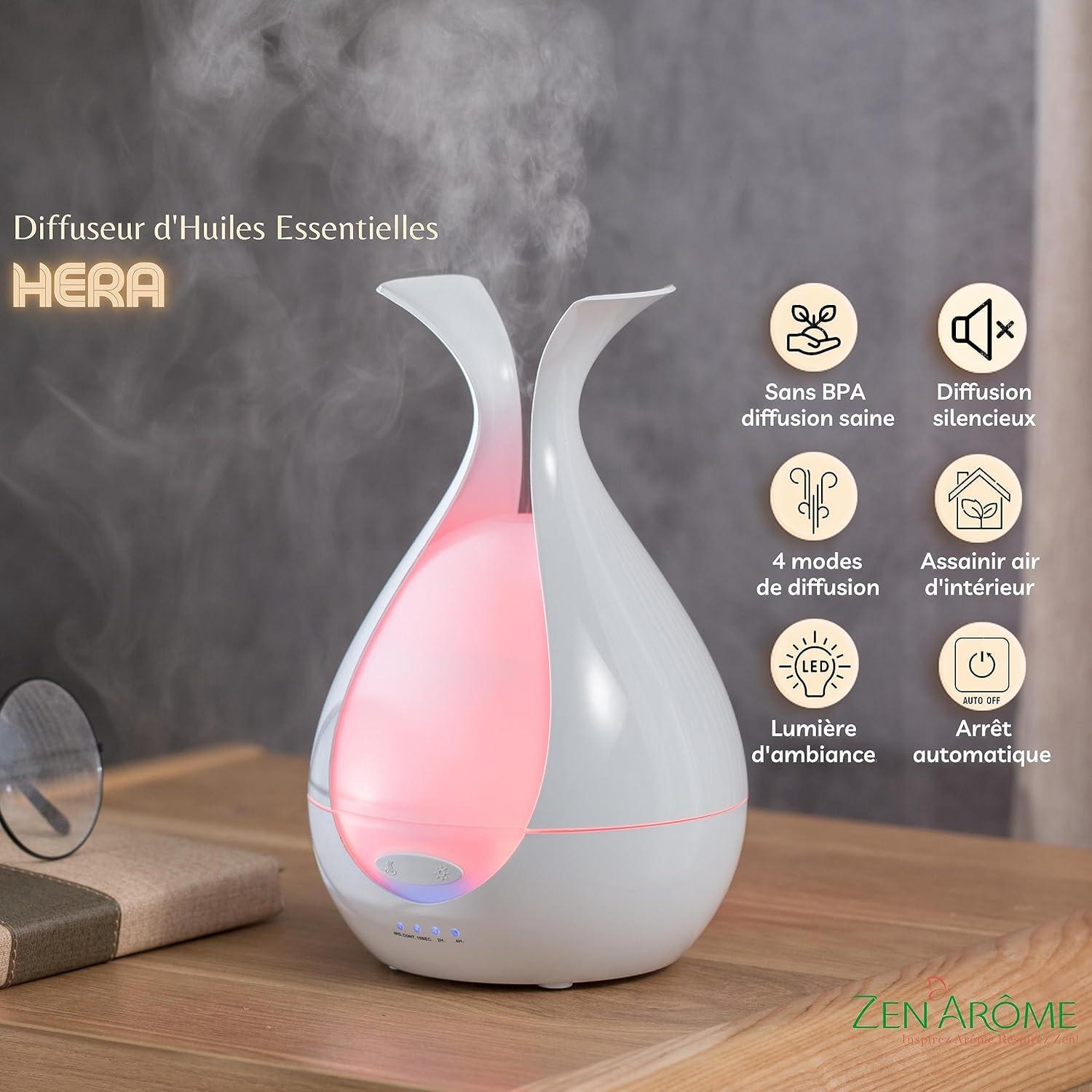 Zen'arme HERA Essential Oil Diffuser | Ultrasound Aromatherapy ...