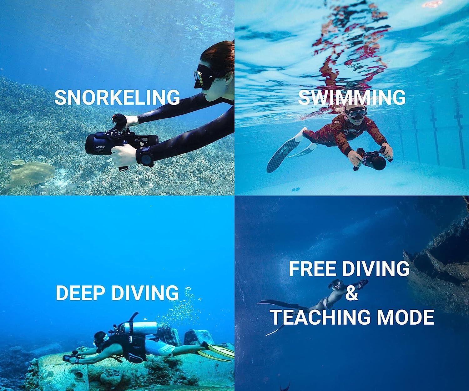 LEFEET S1 Pro Underwater Scooter - Modular Sea Scooter with Action ...