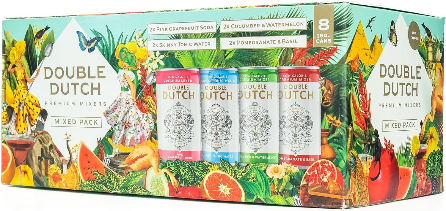 Double Dutch Mixed Pack 8 x 150ml Cans | Buy Now with Express ...