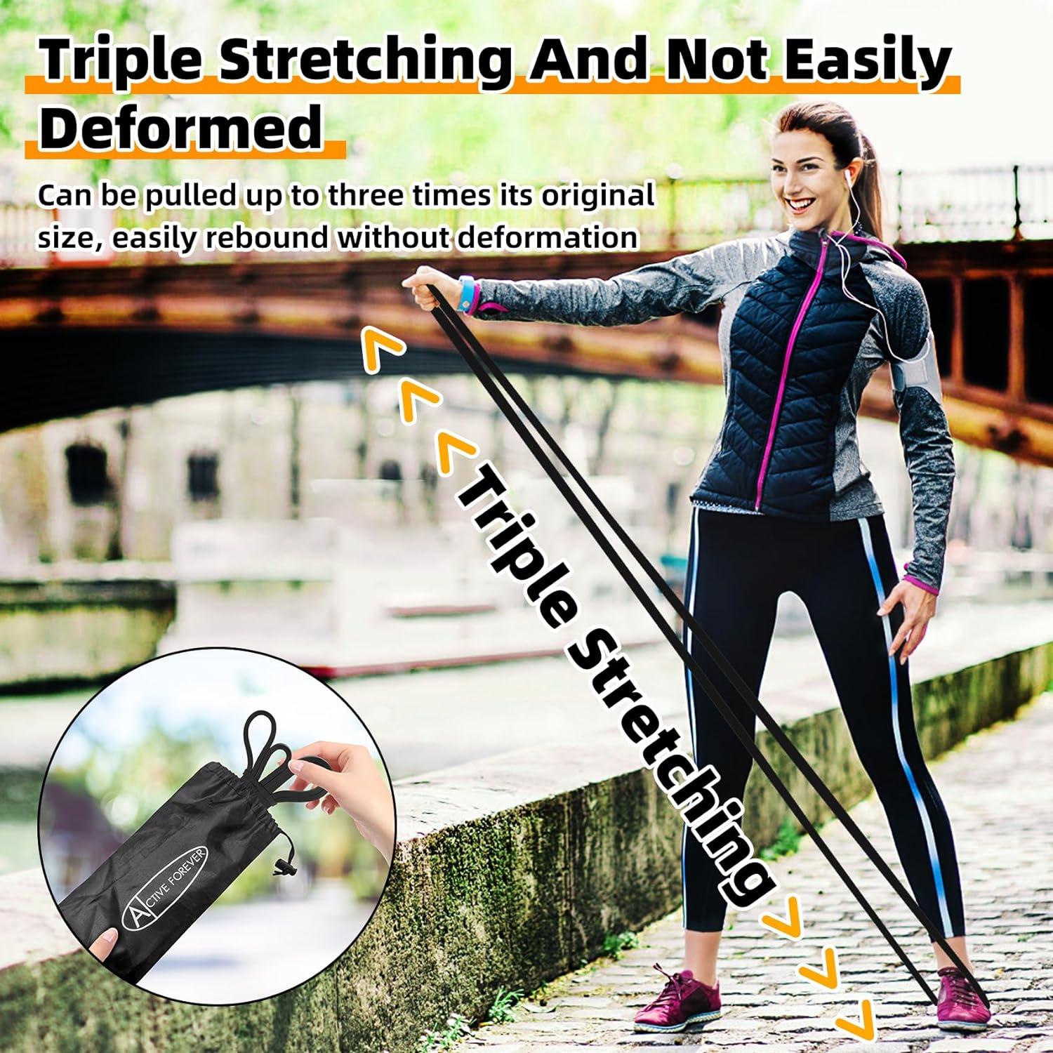 ACTIVE FOREVER Resistance Band - Pull Up Assist, 65lbs - Strength ...