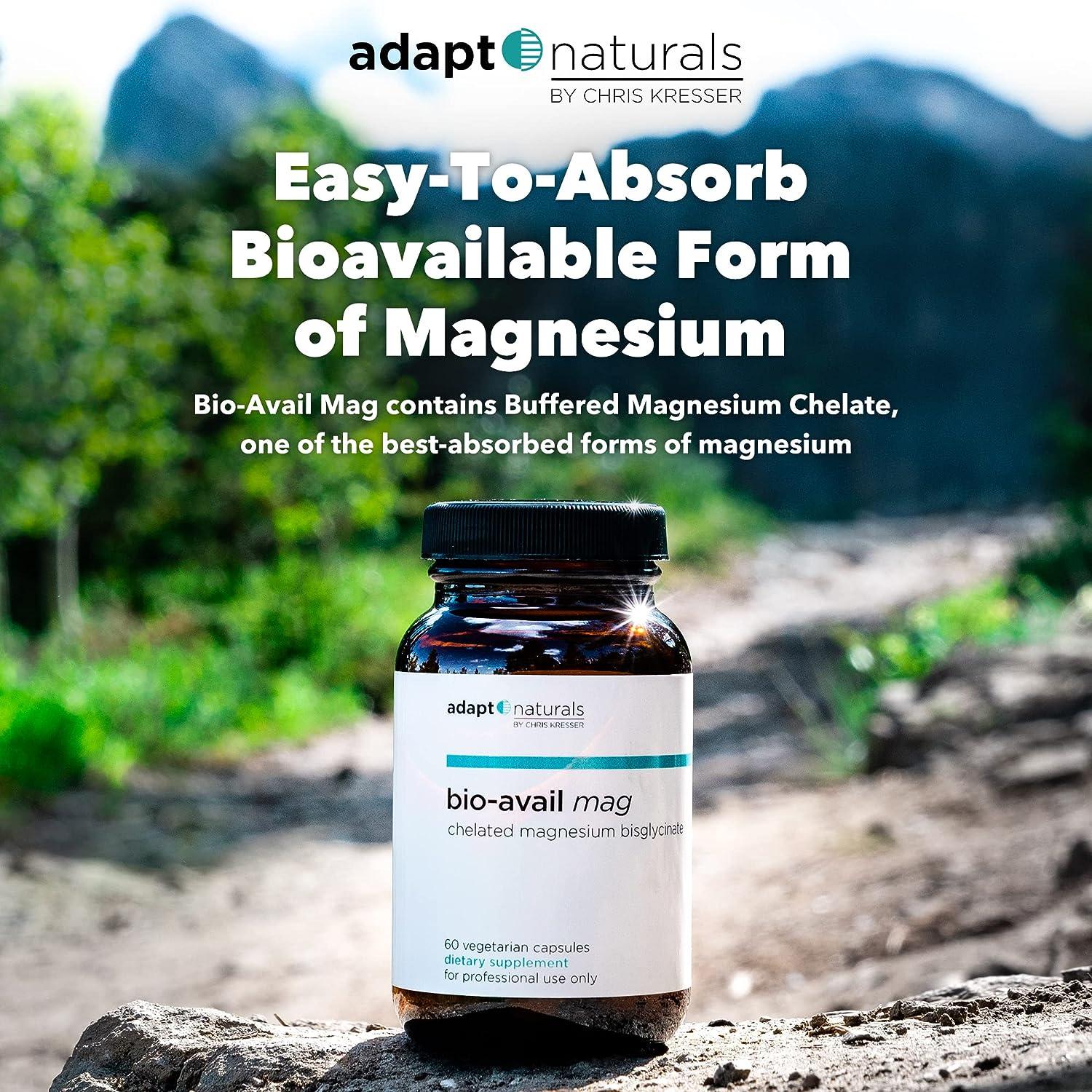Adapt Naturals Bio-Avail Mag - High Absorption Magnesium Supplement ...