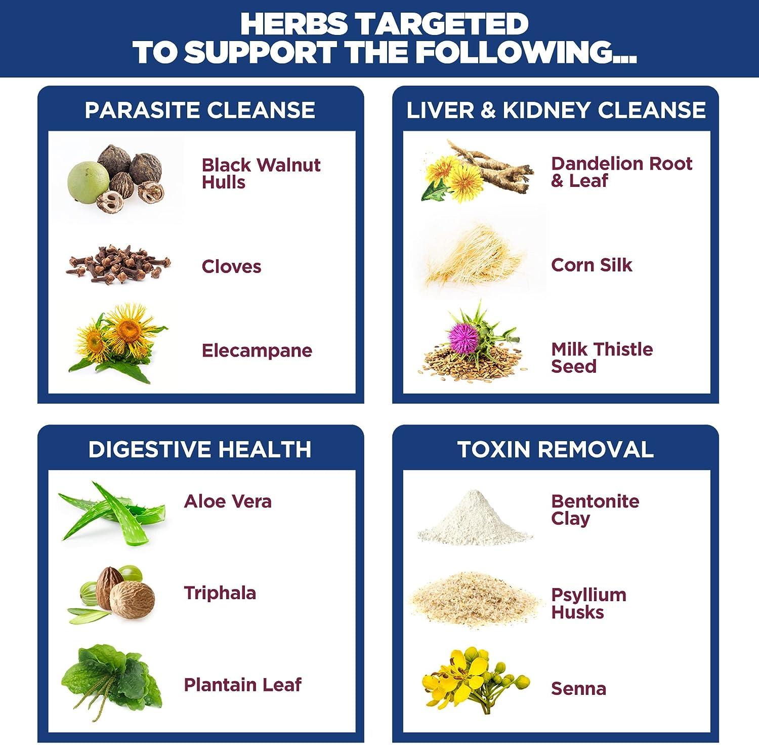 Yerba Prima Cleanse Men Rebuild Kit - 30-Day Internal Cleansing ...