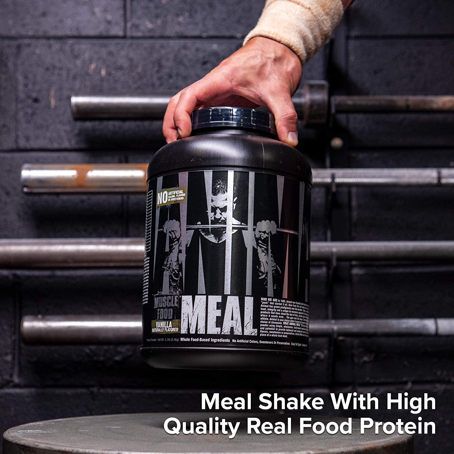Animal Meal - All Natural High Calorie Meal Shake - Egg Whites Beef ...