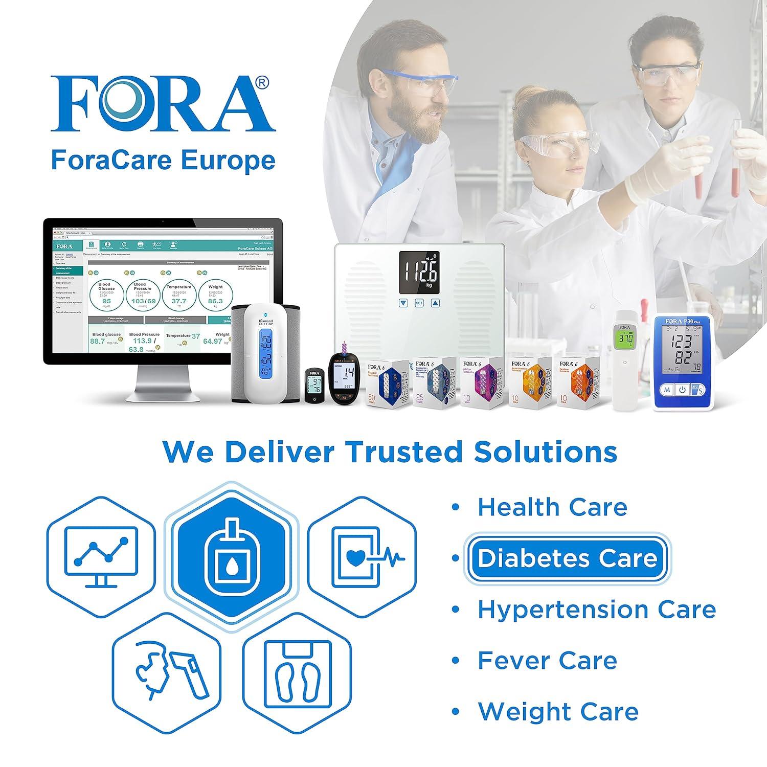 Buy FORA Comfort Insulin Pen Needles (31G 6mm) - Universal Fit 100 Pack ...