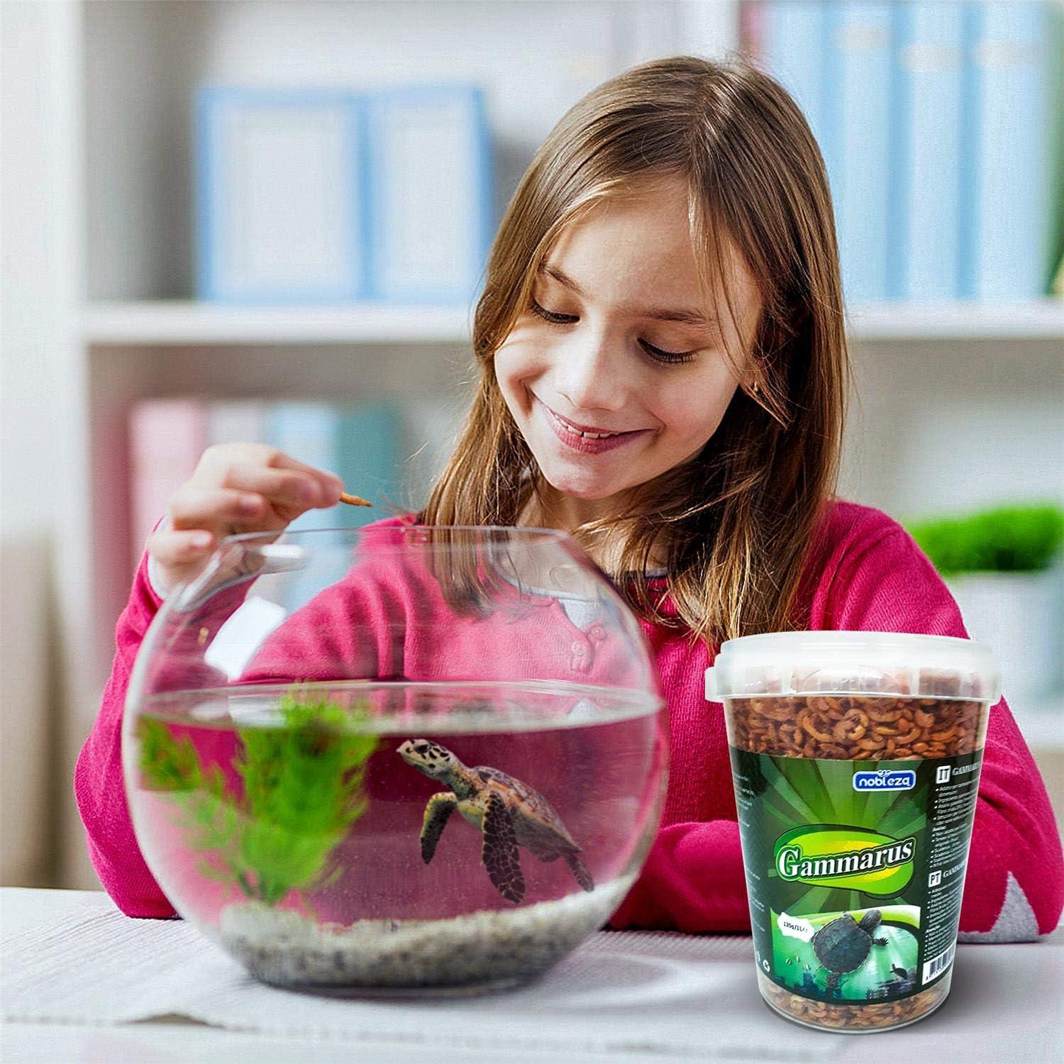 Nobleza Gammarus Turtle Food - Premium Natural River Shrimp for Turtles ...