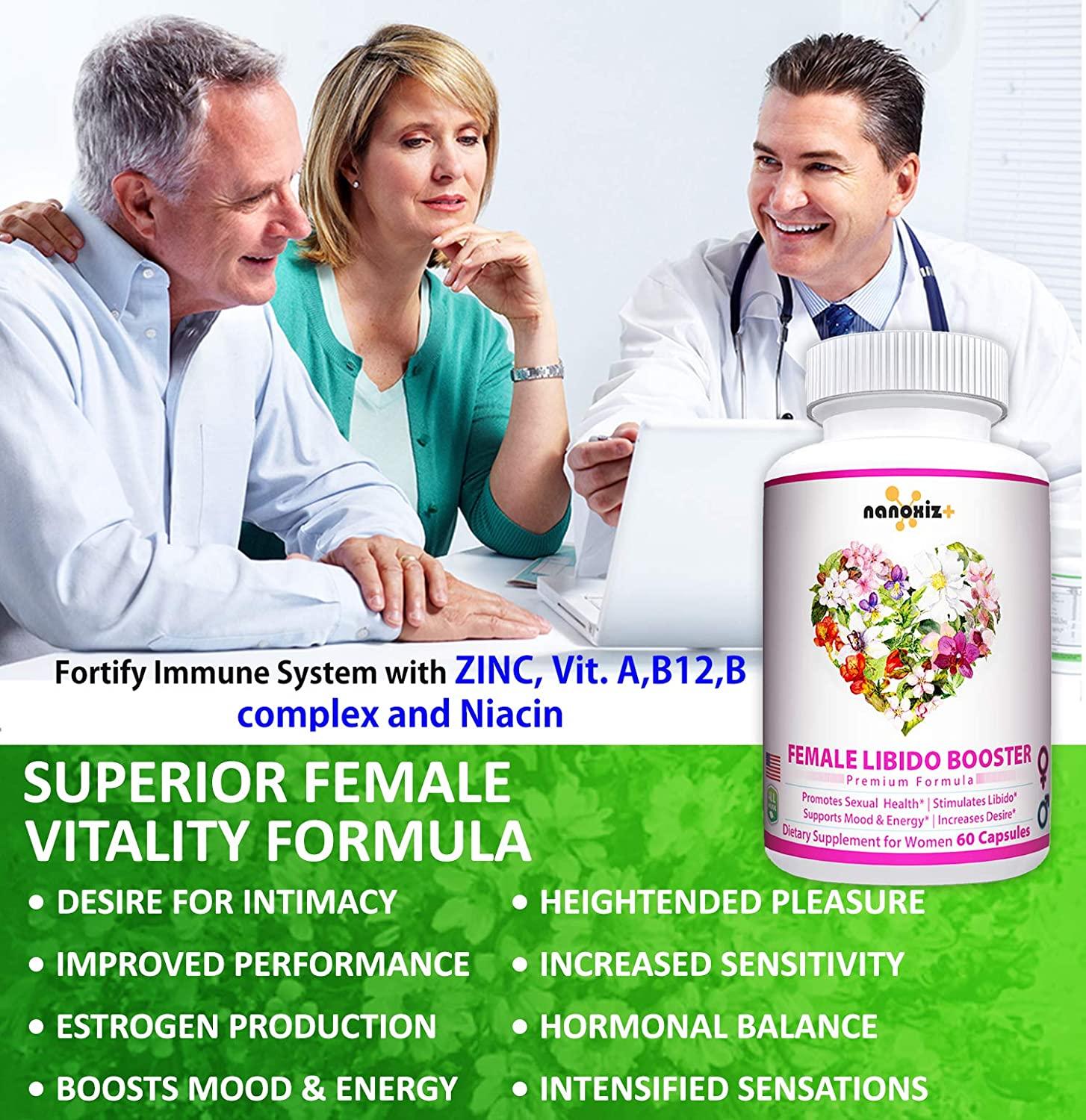 Female Immunity Wellness Enhancement Supplement Pills - Mood & Energy ...