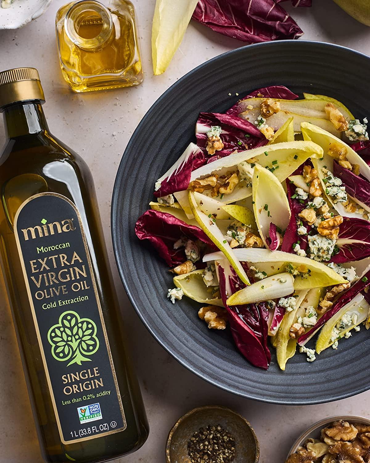 Mina Extra Virgin Olive Oil - New Harvest, Polyphenol Rich, Cold ...