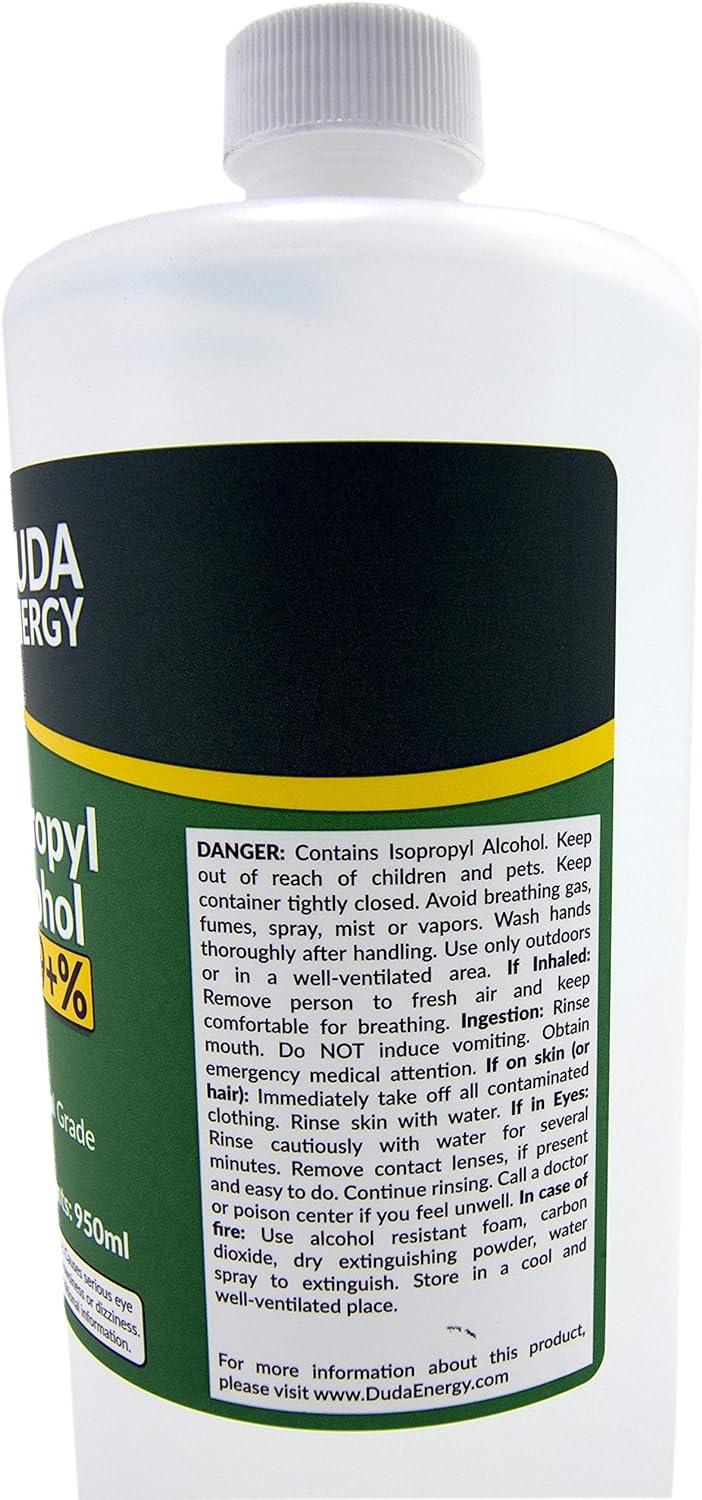 Duda Energy Concentrated Rubbing Alcohol Clear 32.12 Fl Oz