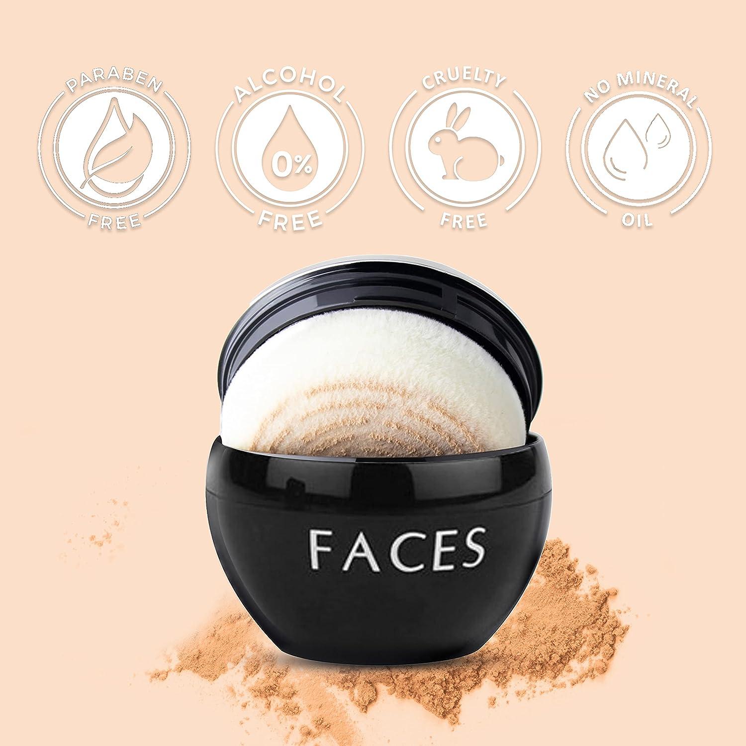 Faces Canada Mineral Loose Powder - Smooth Matte Finish for a Flawless ...