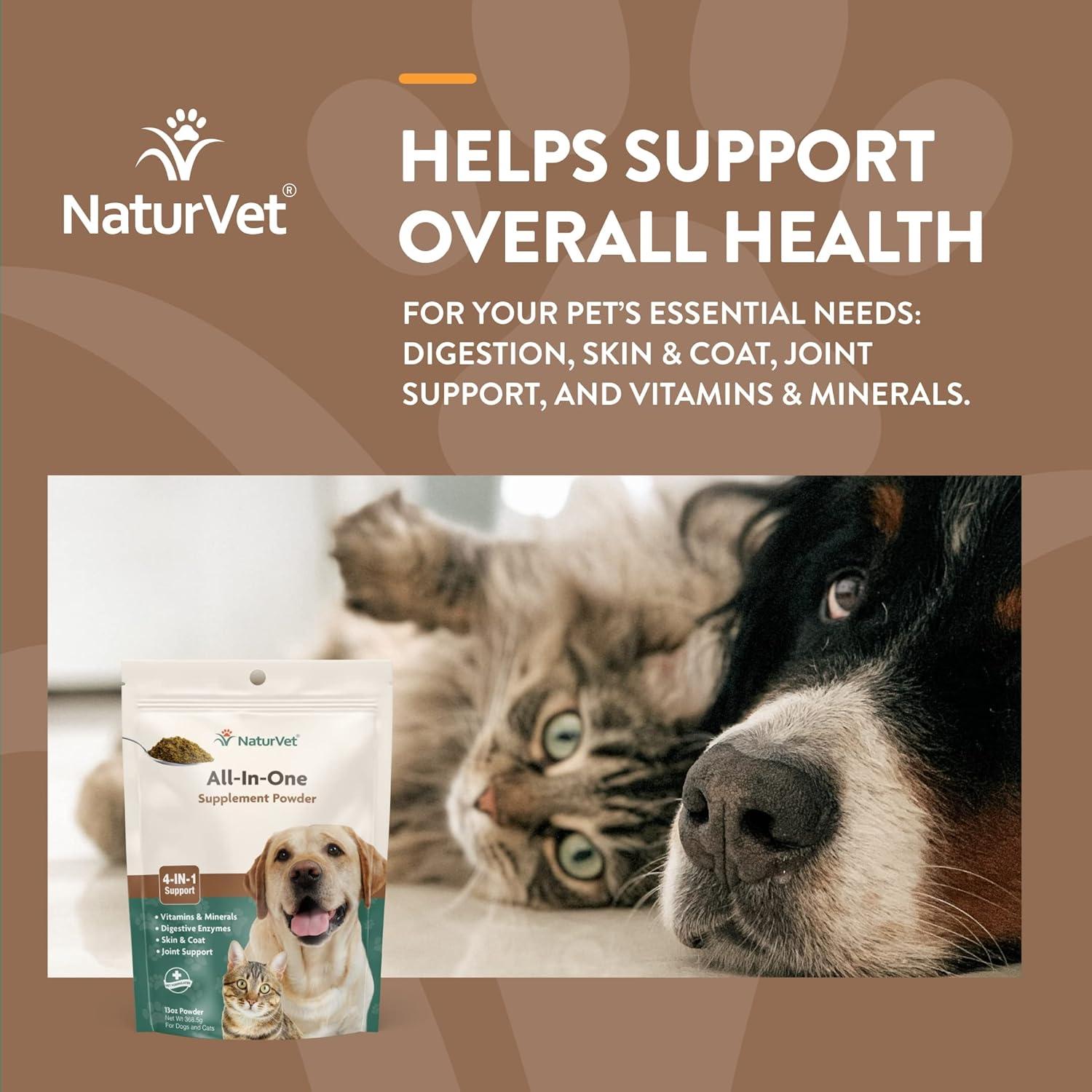 Glandex For Dogs NaturVet All-in-One Dog Supplement Powder - Joint ...