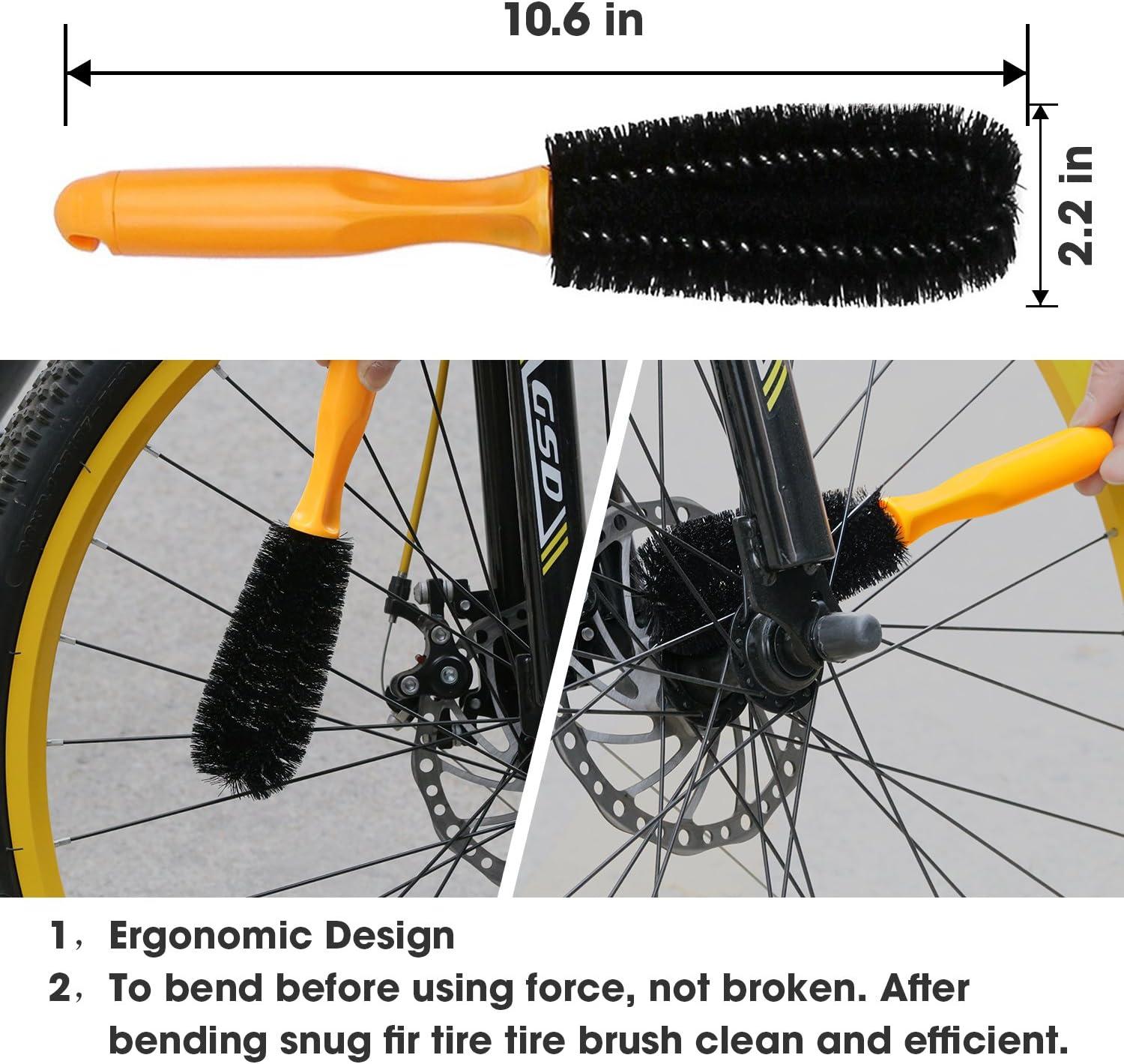 SINGARE 7pcs Bike Cleaning Tools Set - Ideal for Mountain, Road, City ...