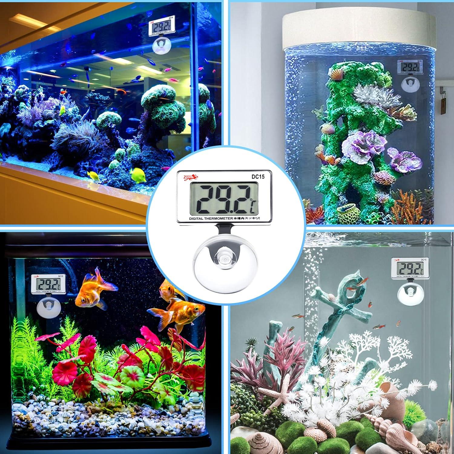 Buy Waterproof Digital Aquarium Thermometer - 2 PCS Temperature ...