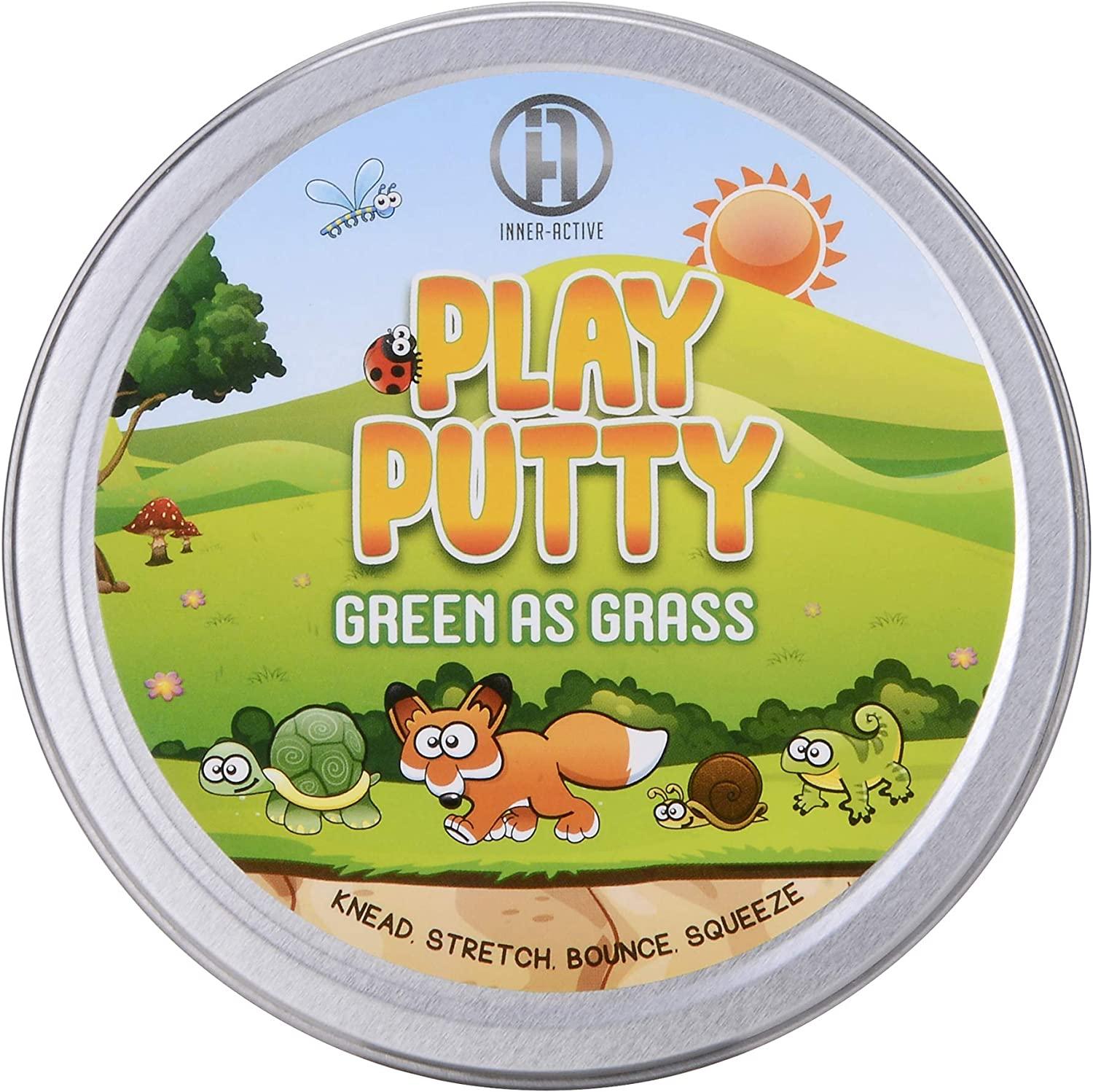 Green as Grass Putty Therapy for Kids with Charms | Medium Resistance ...