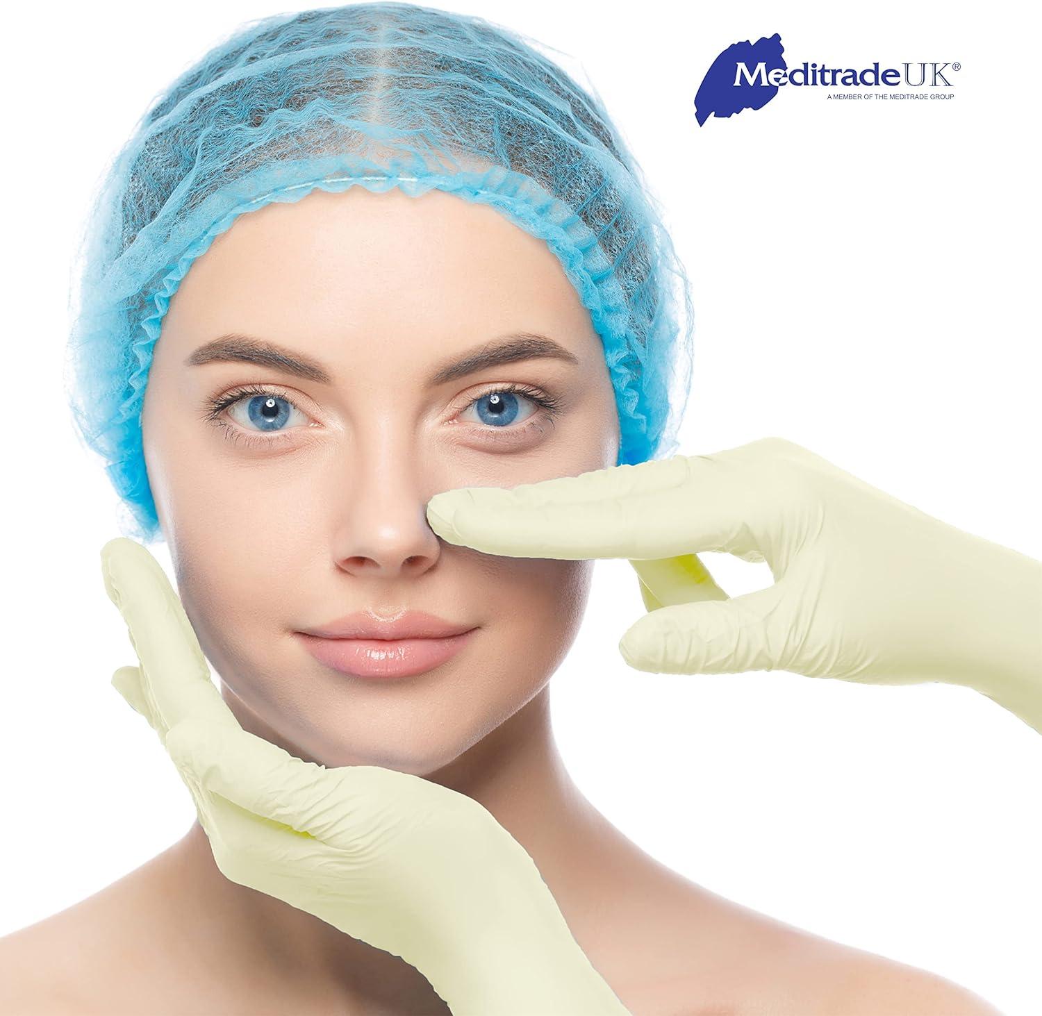 Surgical Gloves - Medium Powder Free Sterile Latex Disposable (Size 7, 50 Pairs) - Meditrade ...