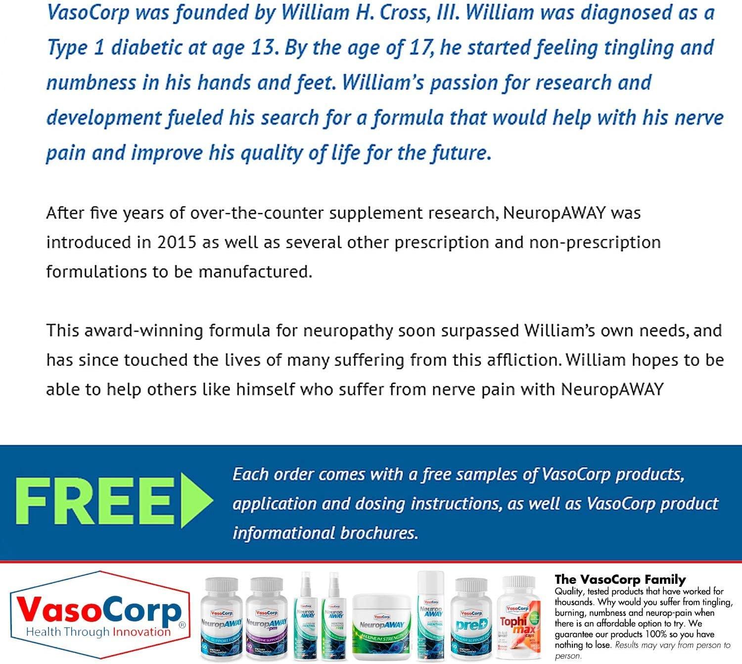 NeuropAWAY Nerve Support Capsules - Clinically Proven Formula for Nerve ...