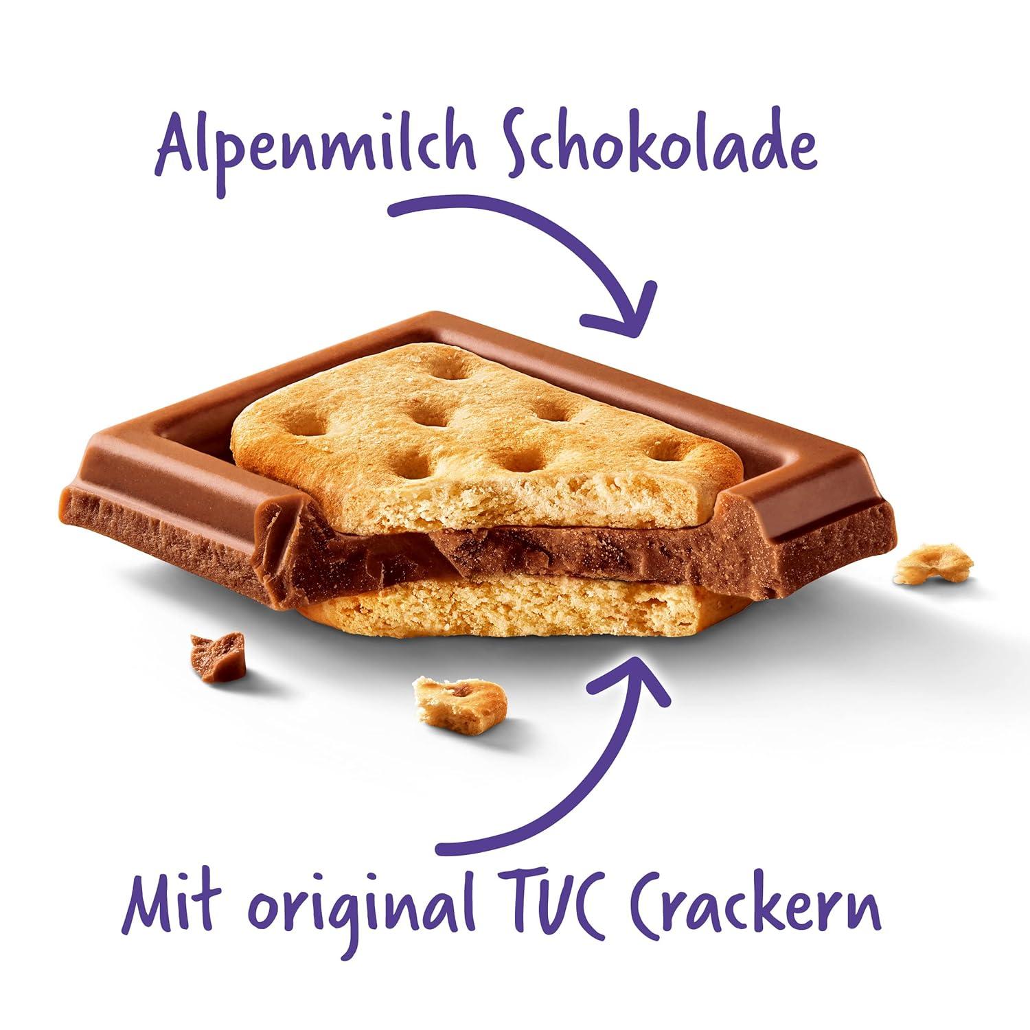 Milka Alpine Milk Chocolate & TUC Crackers - 18 x 87g | Delicate ...