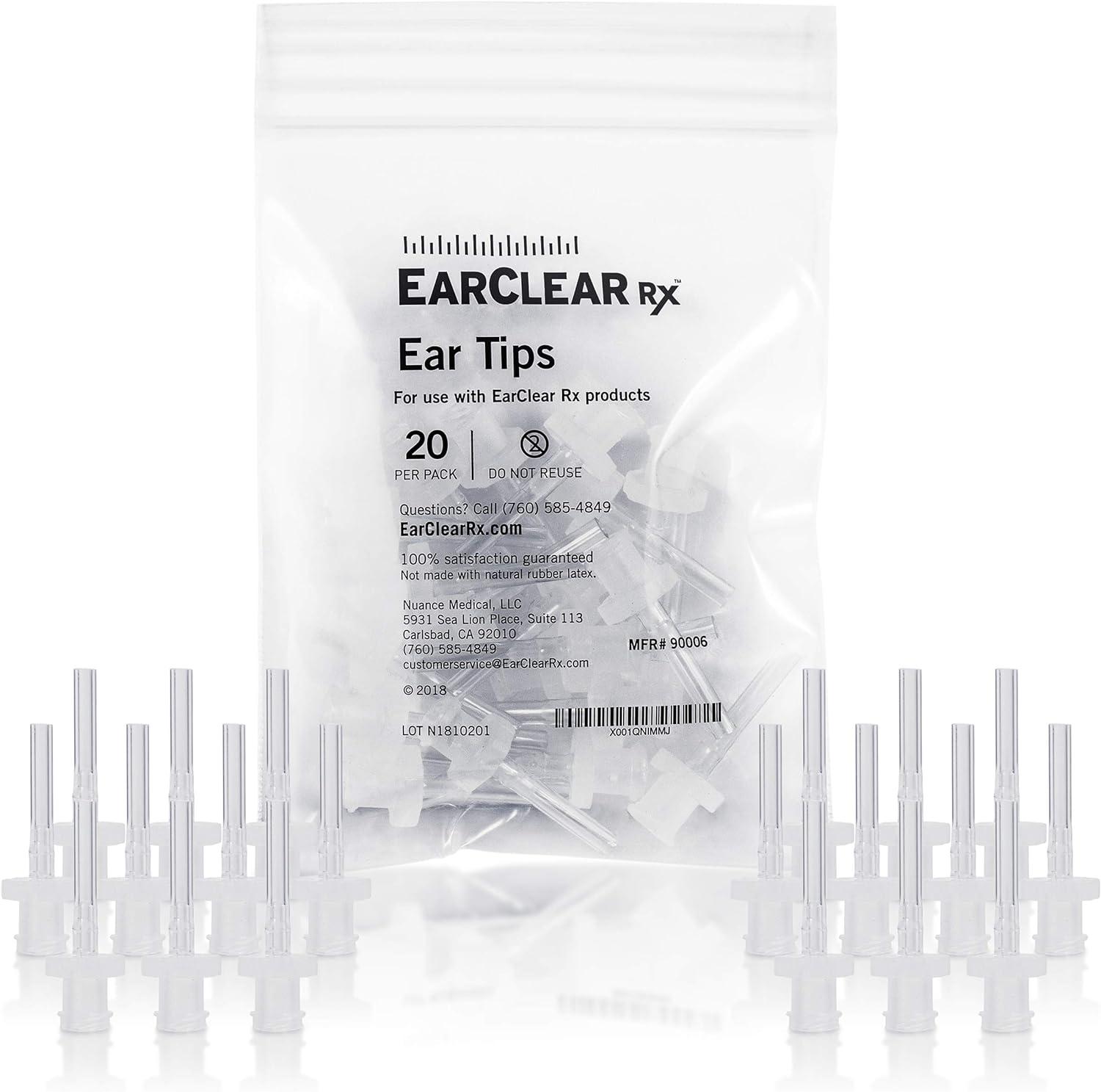 EarClear RX Ear Wash System Kit with Otoscope Parent & Ear Drops - 3 ...