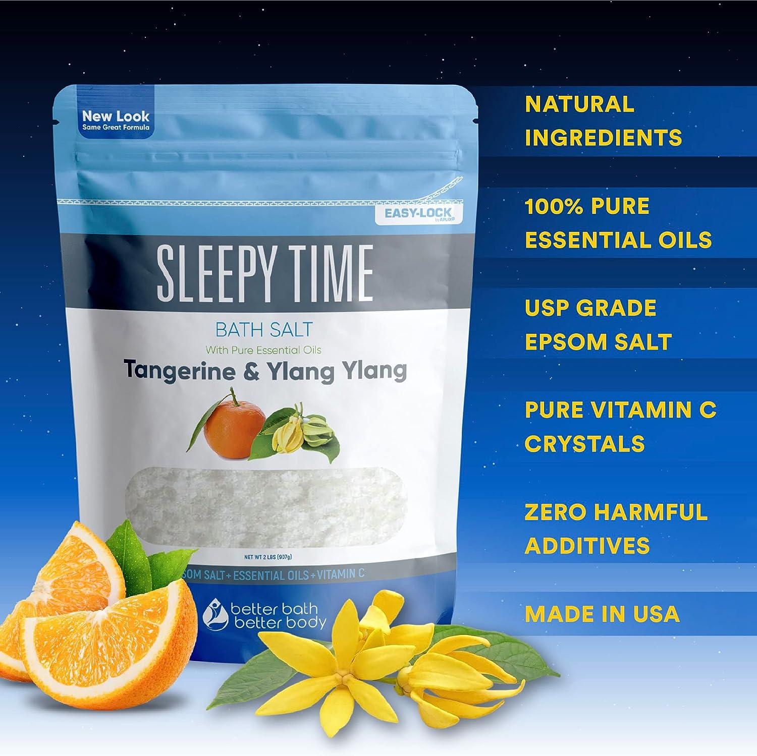Sleepy Time 32oz Epsom Salt with Essential Oils - 2lb | Relaxation and ...