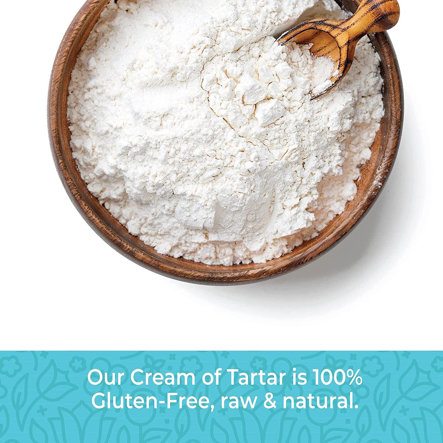 Premium Gluten-Free Cream of Tartar 1lb - All Natural Food-Grade Powder ...