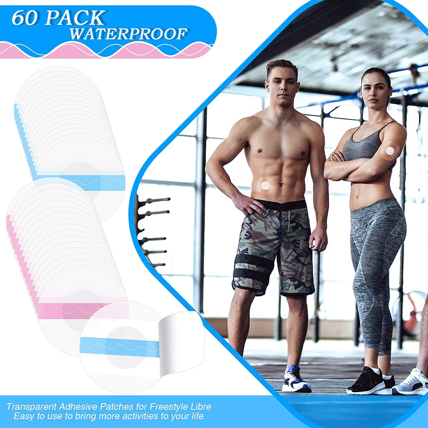 Freestyle Transparent Adhesive Shower Waterproof Patches - 60 Pack Blue ...