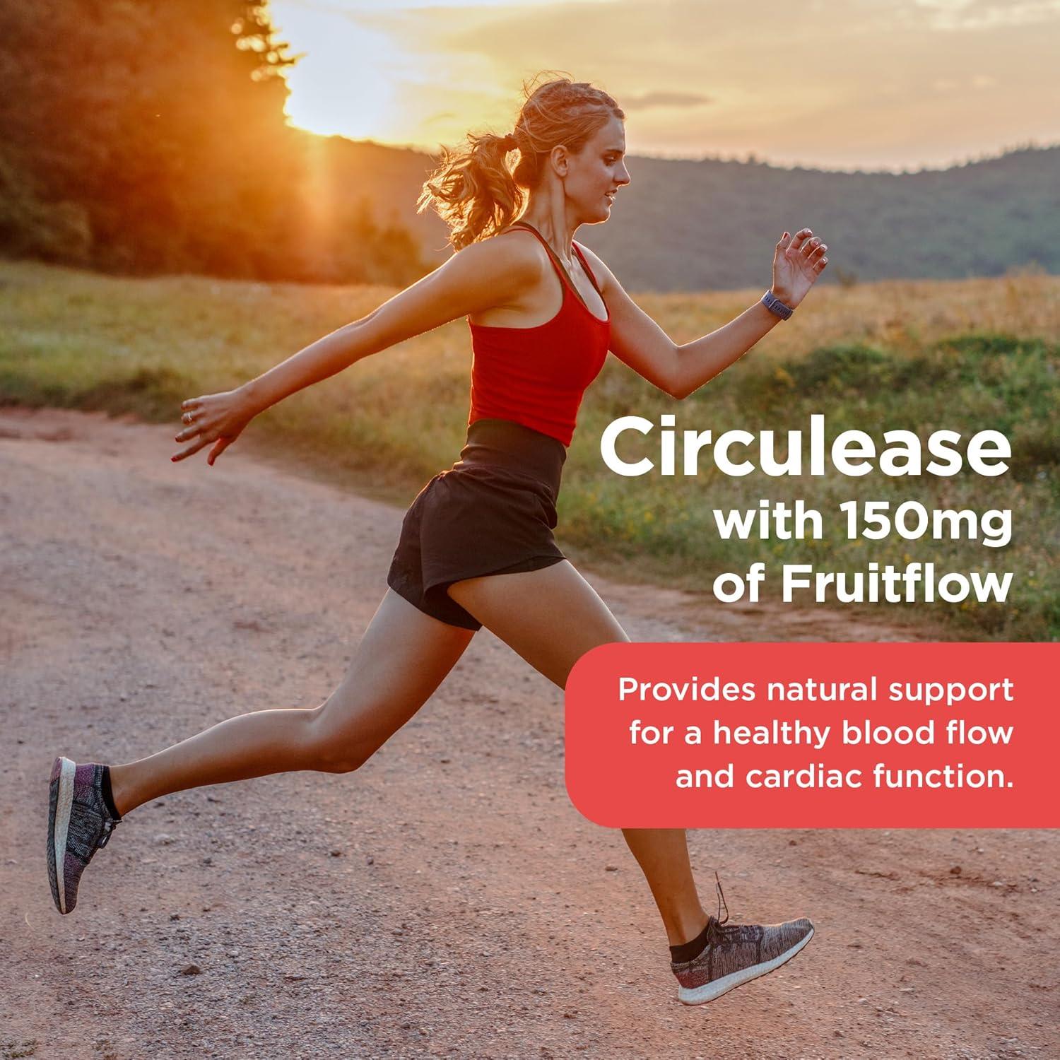Healthspan Circulease with 150mg of Fruitflow (1 month supply ...