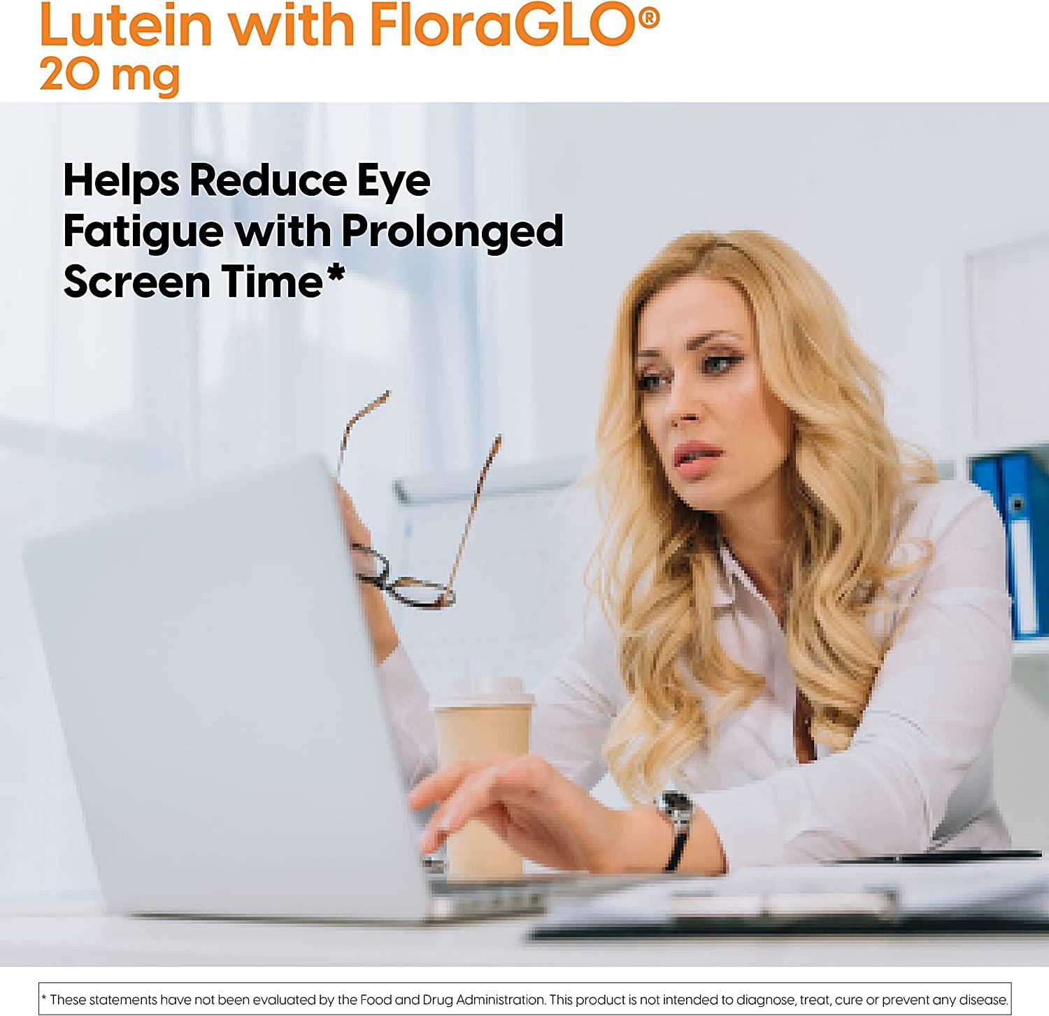 Buy Doctor's Best Lutein 20 mg with FloraGlo - 60 Softgels for Eye ...