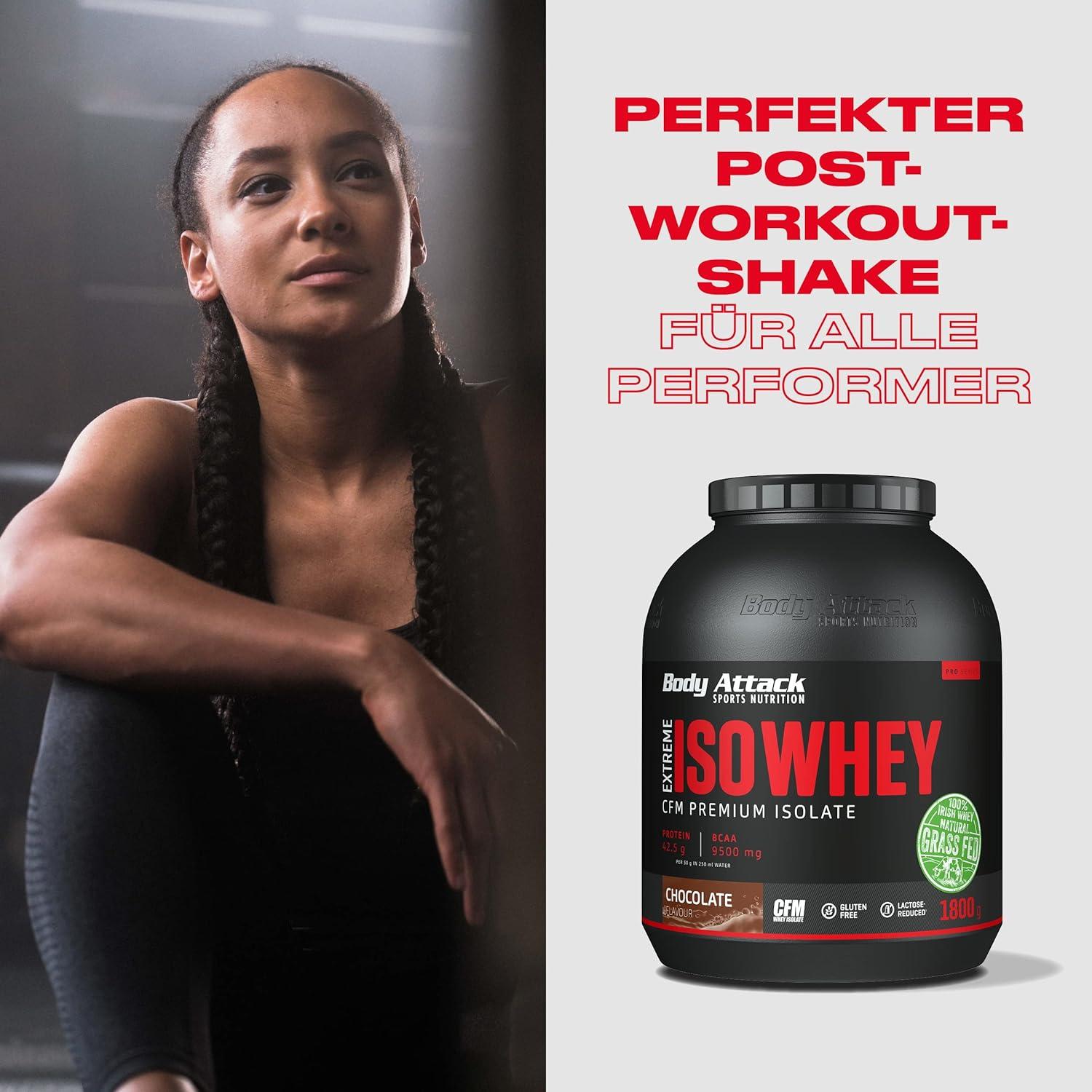 Body Attack Whey Protein Cookies N Cream - 1 kg | 100% Irish Pasture Milk Easily Soluble & Quick ...