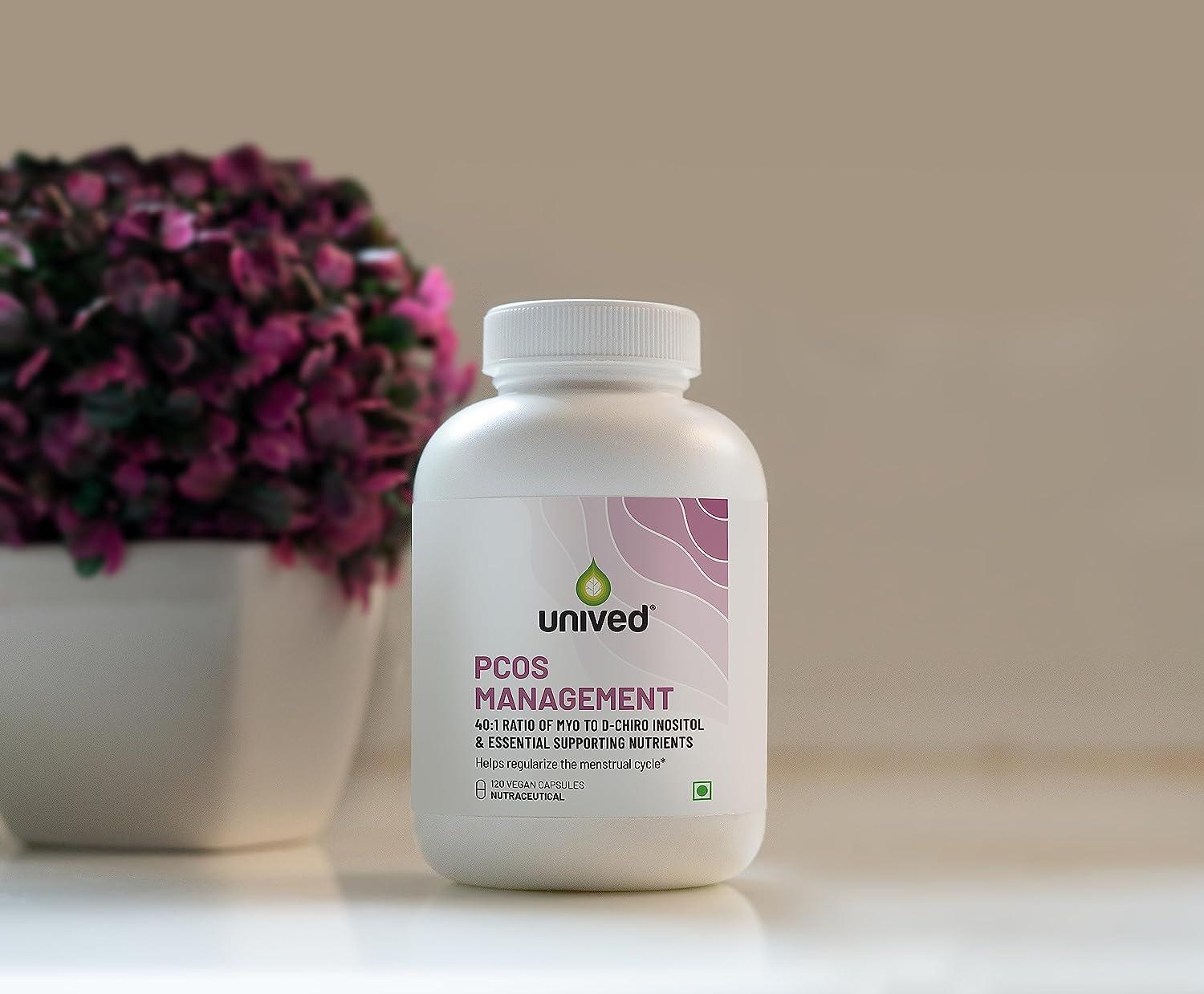 Unived Pcos Management 2000mg Myo Inositol And 50mg D Chiro Inositol
