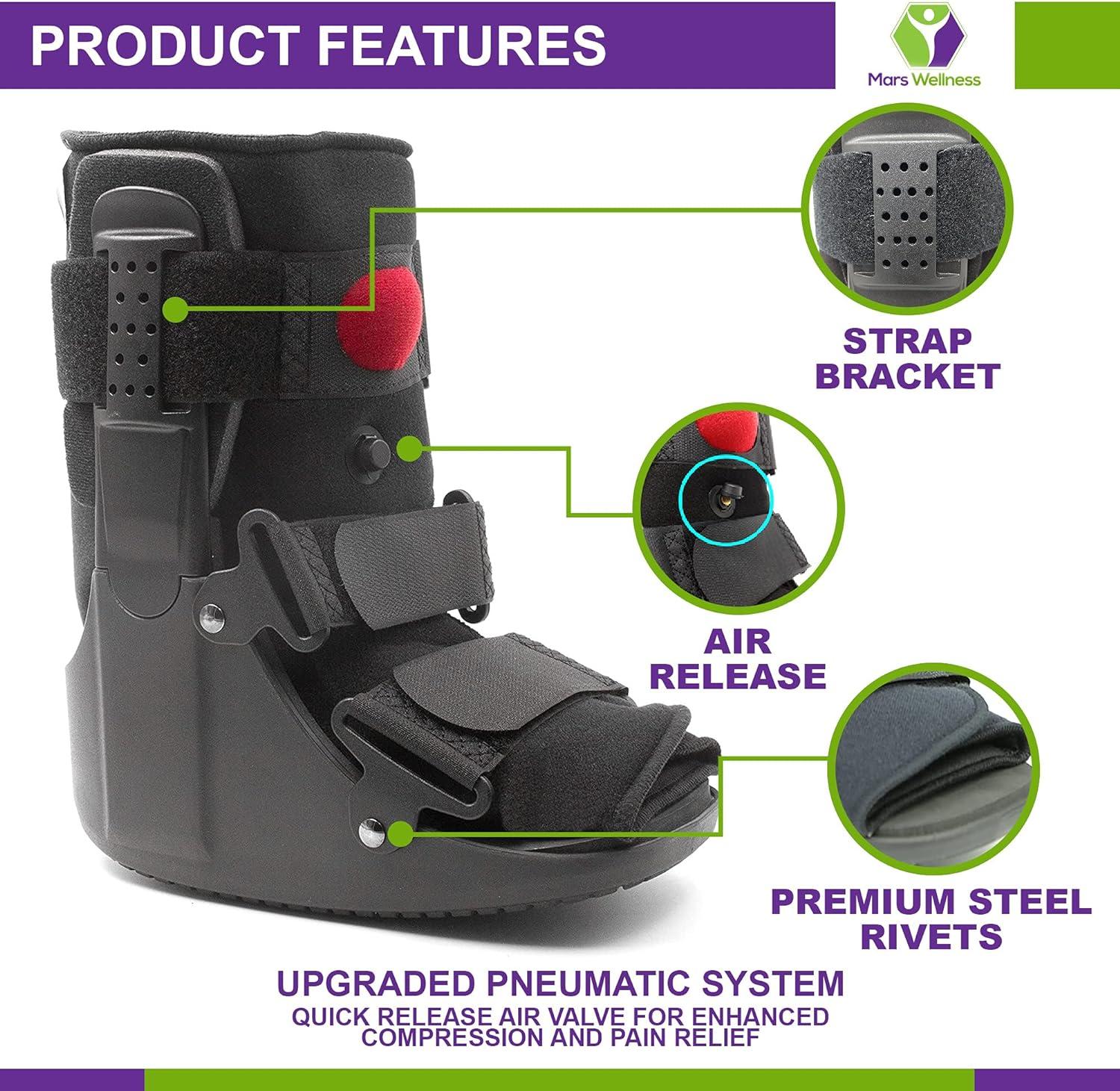 MARS WELLNESS Child X-Small Premium Air Cam Orthopedic Walker Fracture ...