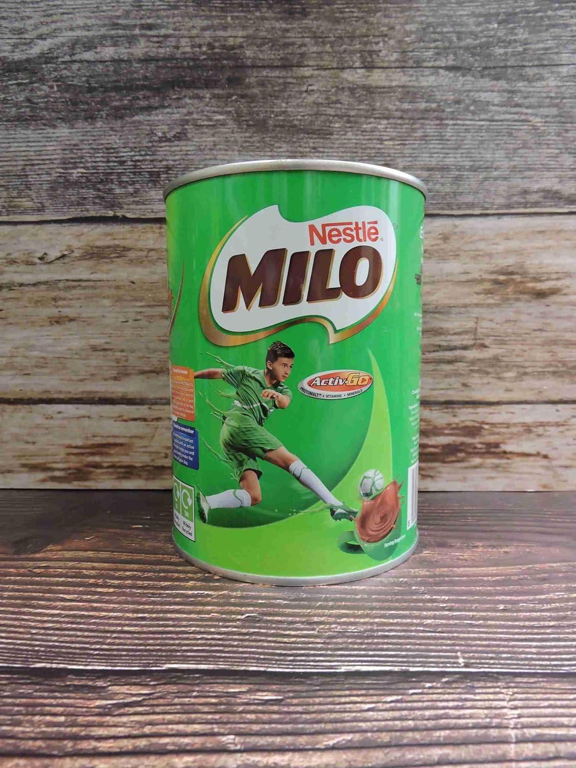 Milo Instant Malt Chocolate Drinking Powder Tin - 400g (Pack of 6 ...