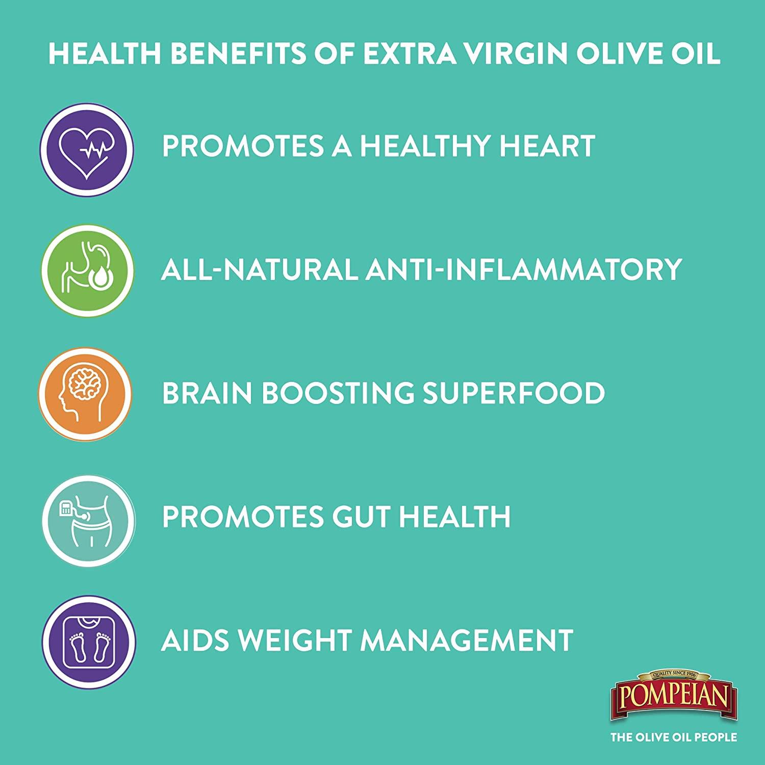 Pompeian Spanish Bold Extra Virgin Olive Oil 32 Fl Oz - First Cold ...