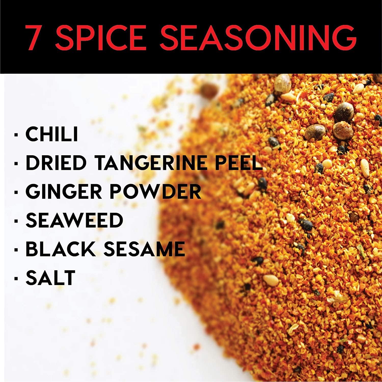 Japanese Shichimi Togarashi Seasoning 1.7 oz - Seven Spice Blend for ...