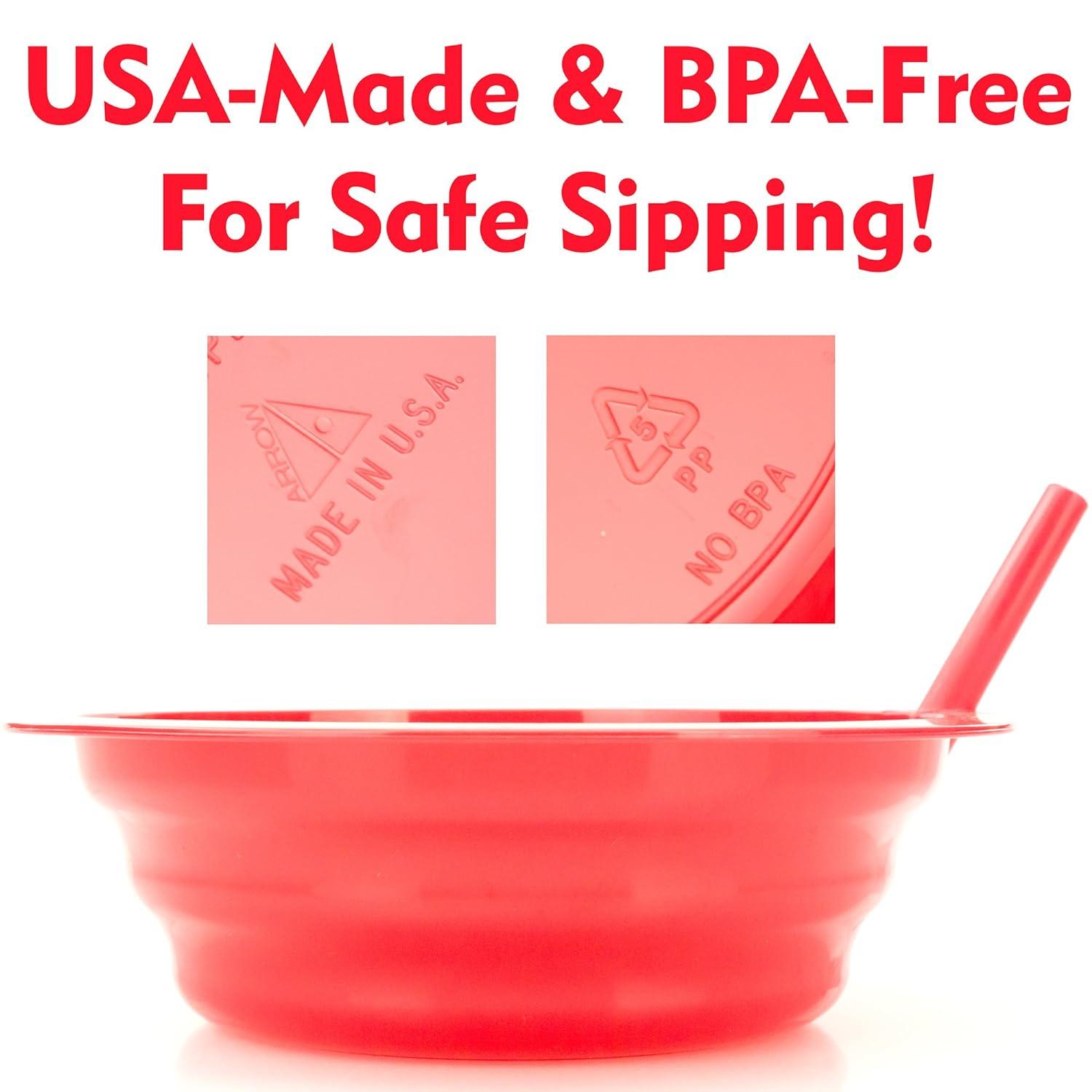6 Pack USA-Made BPA Free Sippy Bowls for Kids - Child-Safe Cereal Bowls ...