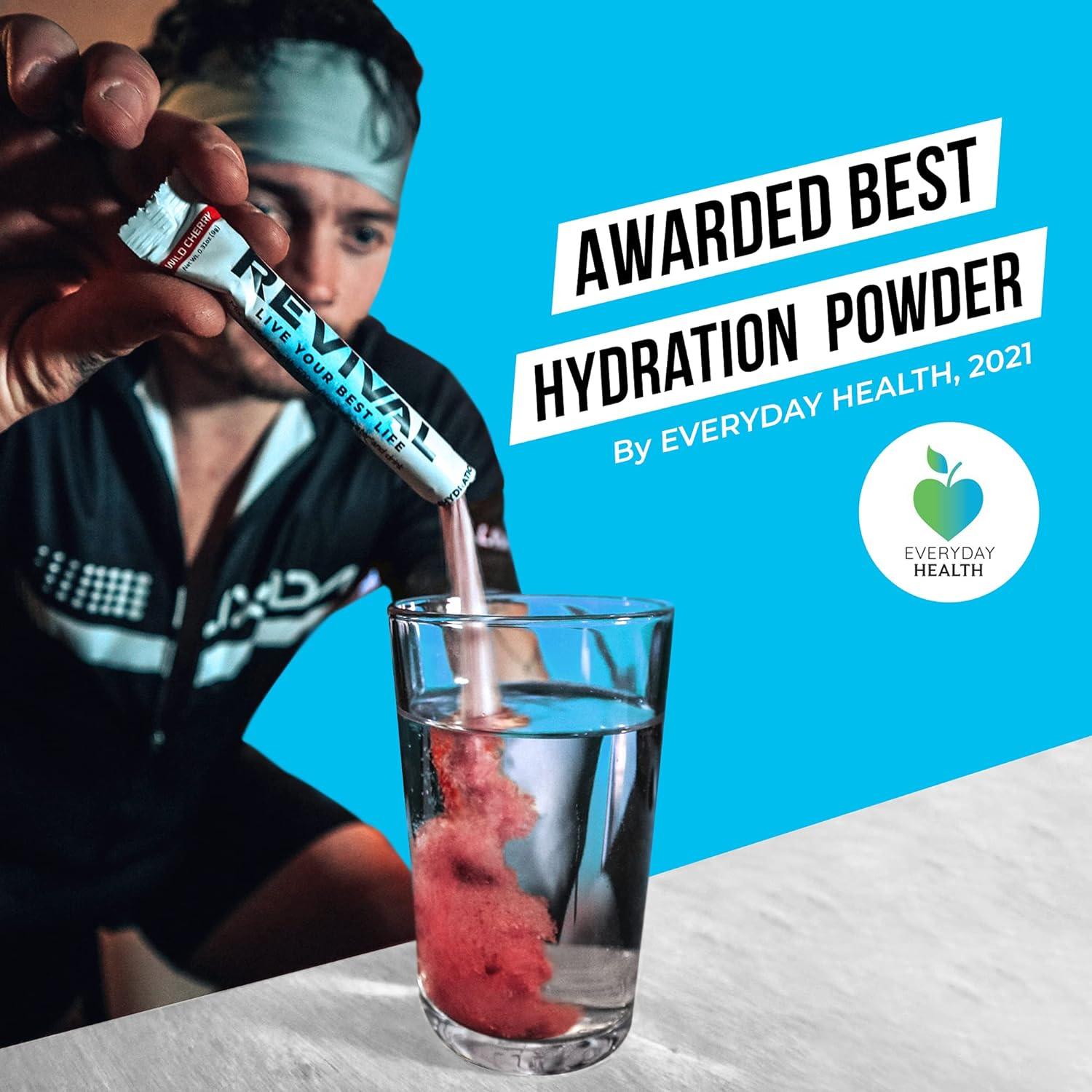 Revival Rapid Rehydration Electrolytes Powder - High Strength Vitamin C ...