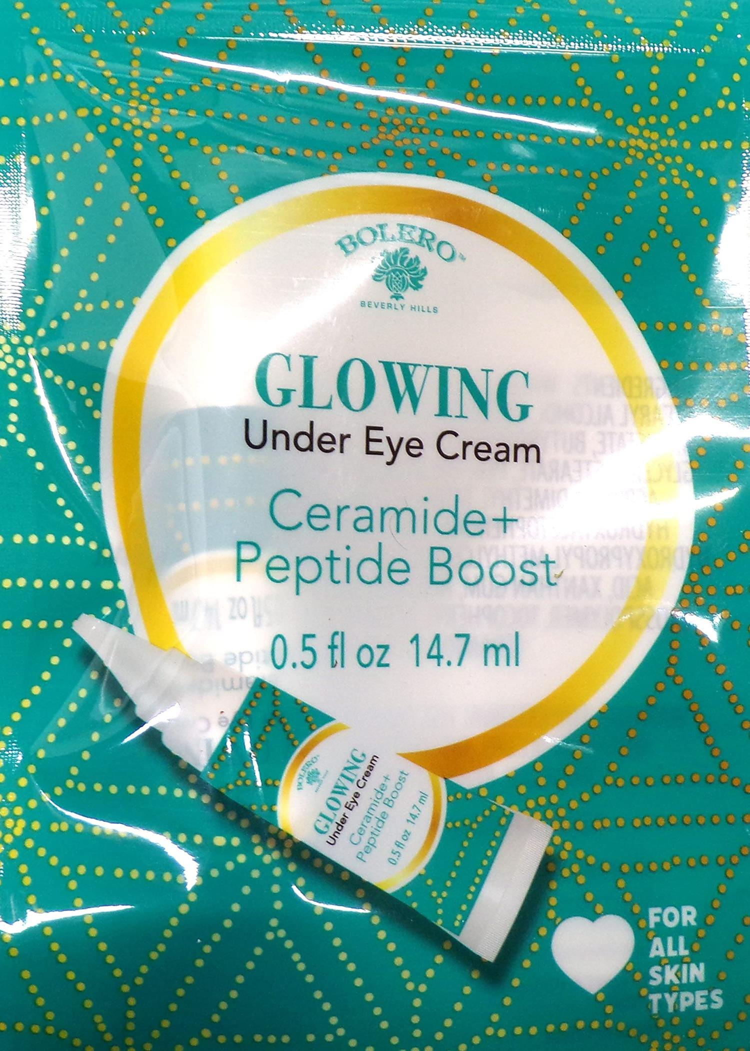 Bolero Beverly Hills Glowing Under Eye Cream with Ceramide & Peptide ...