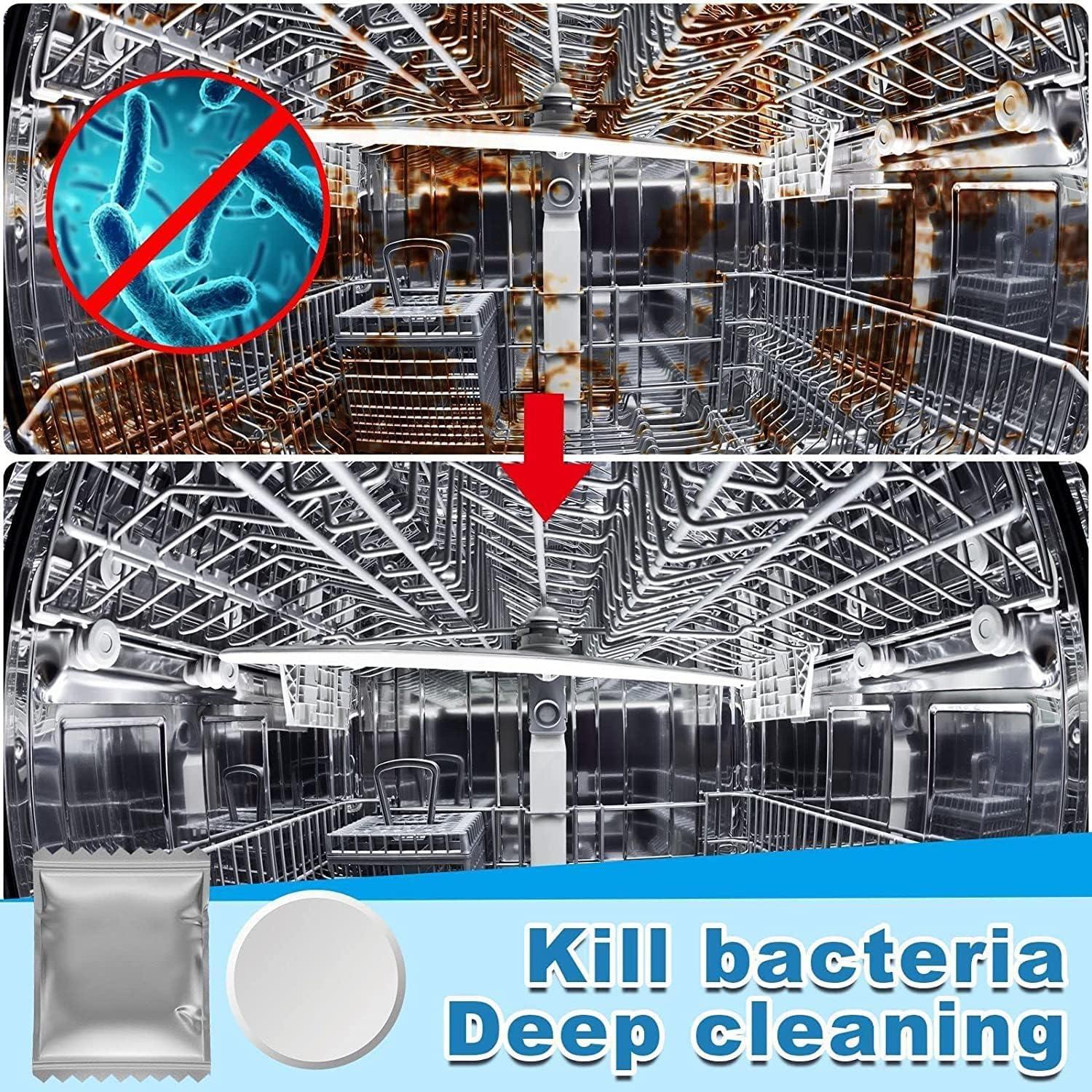 Dishwasher Tablets Dishwasher Cleaning Tablets Removes Limescale Build Up Deep Cleaning Descaler ...