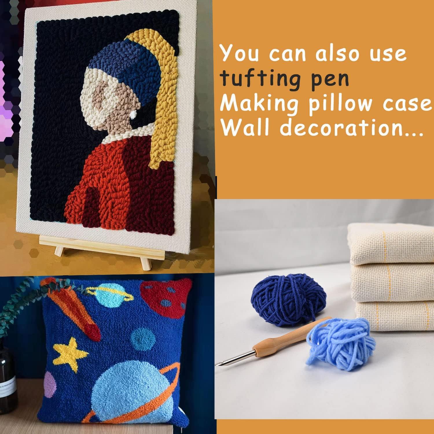 Monk's Cloth for Rug Tufting - 1m x 2.1m - Overlocking Tufting Fabric ...