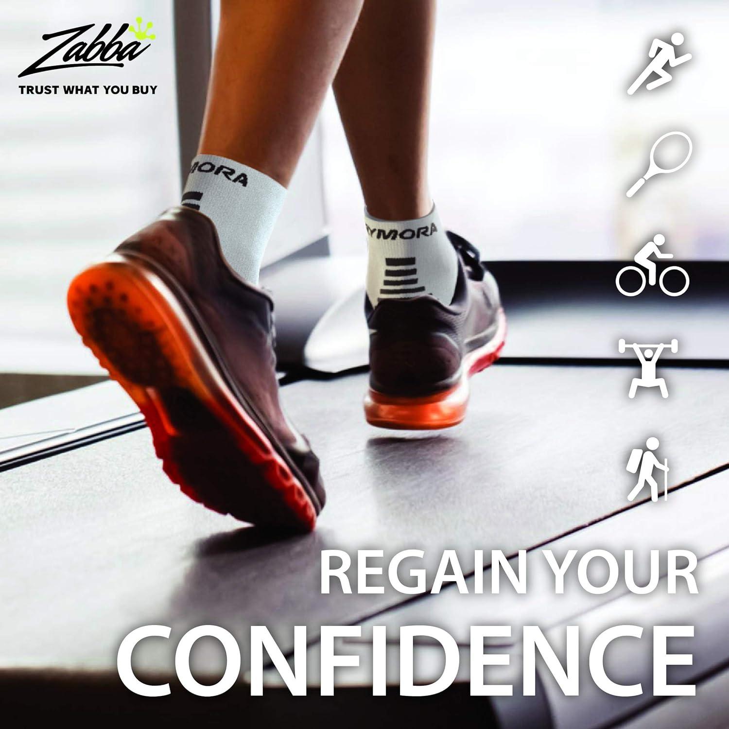 Rymora Plantar Fasciitis Support Socks - Large Compression Socks for ...